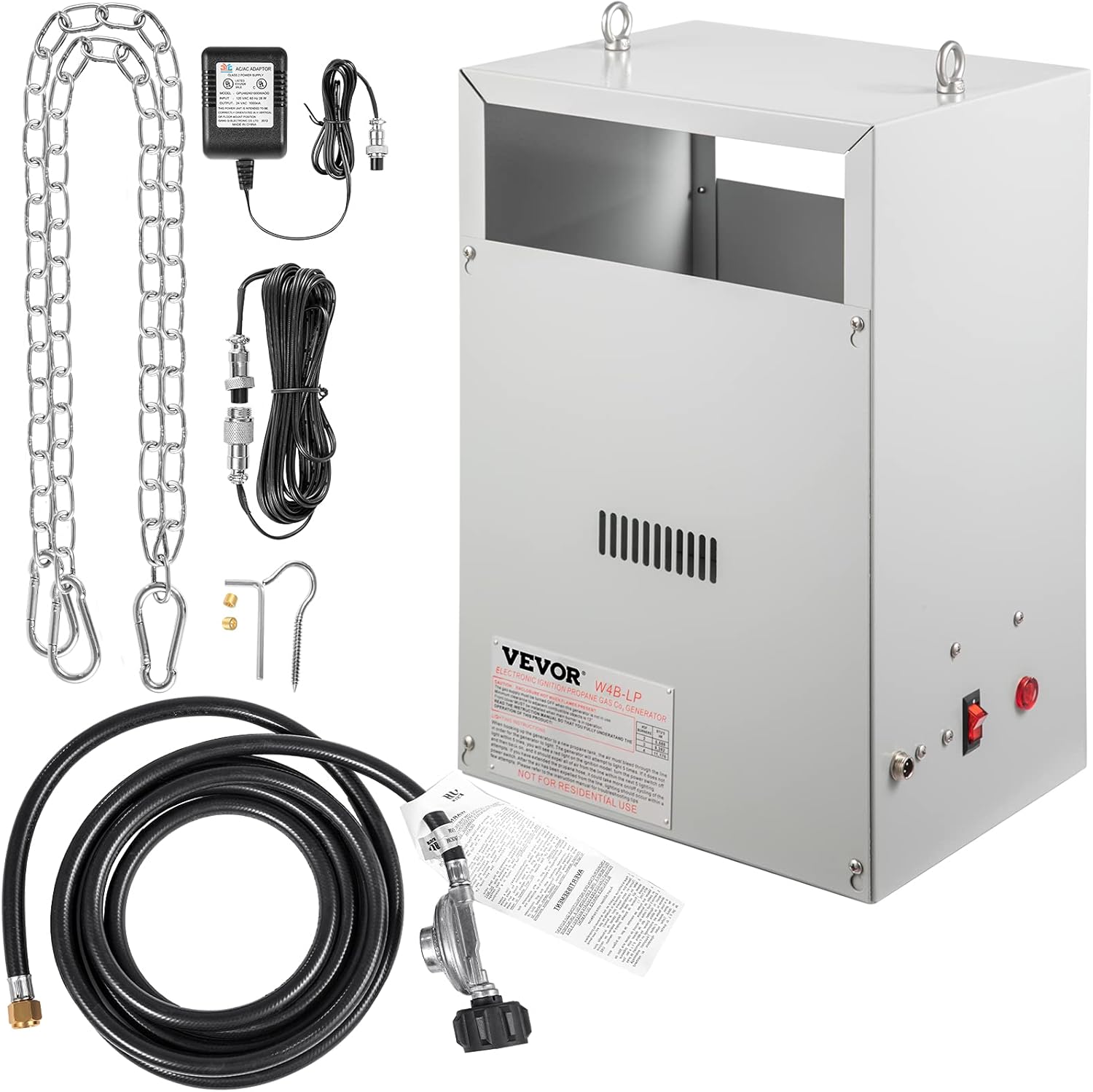 Amazon.com : VEVOR CO2 Burner, 4 Brass Burner CO2 Generator for Plant ...