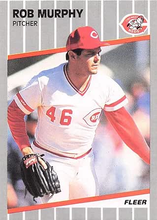 Amazon.com: 1989 Fleer Baseball #165 Rob Murphy Official MLB Trading ...