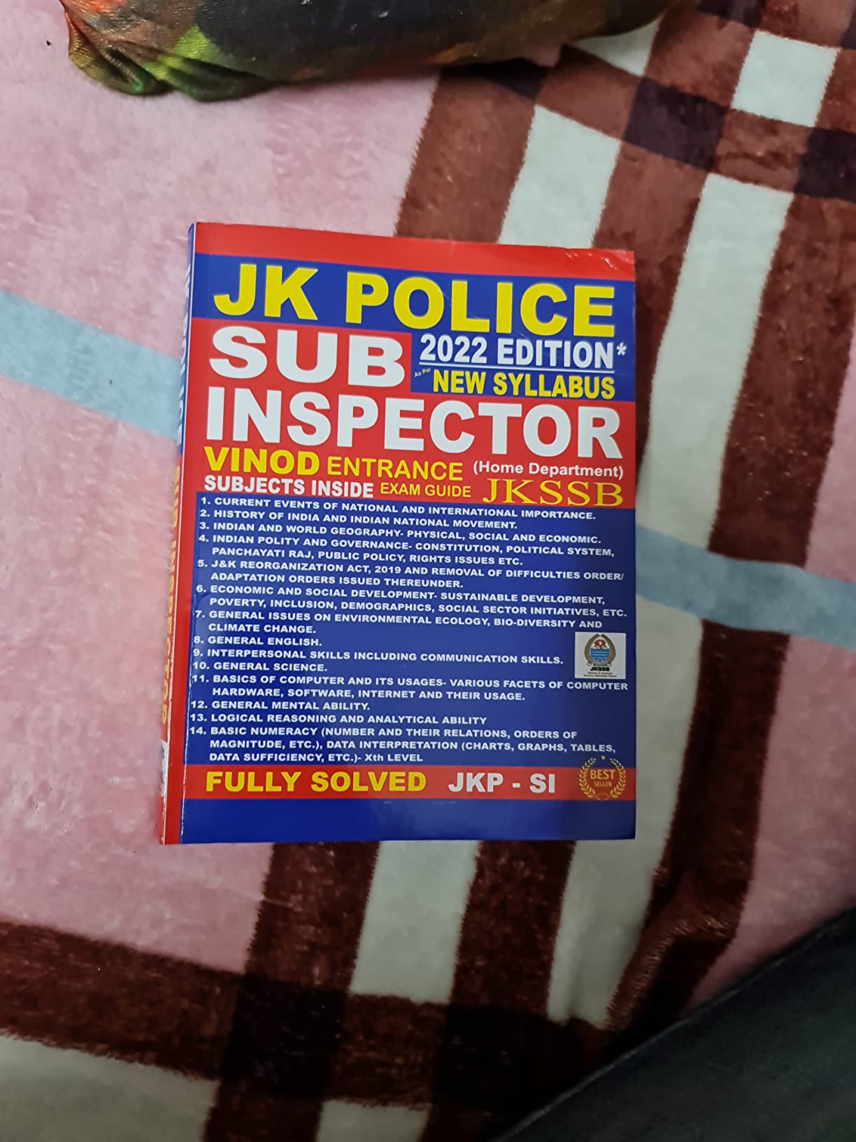 JK Police SUB INSPECTOR (JKP-SI) 2024 Edition (As Per NEW SYLLABUS ...