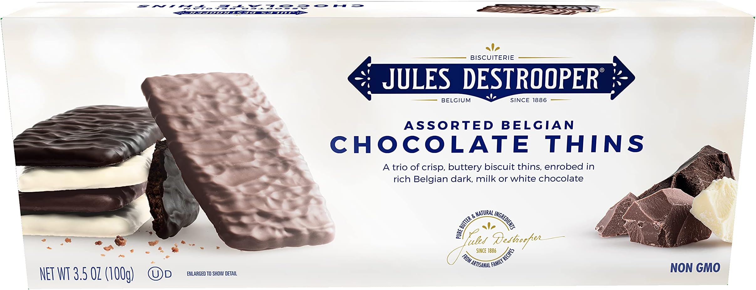Amazon.com: Jules Destrooper Butter Waffles 100g - Pack of 2 : Grocery ...