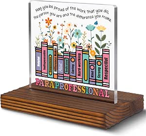 Amazon.com: Paraprofessional Gift for Appreciation Week or End of ...
