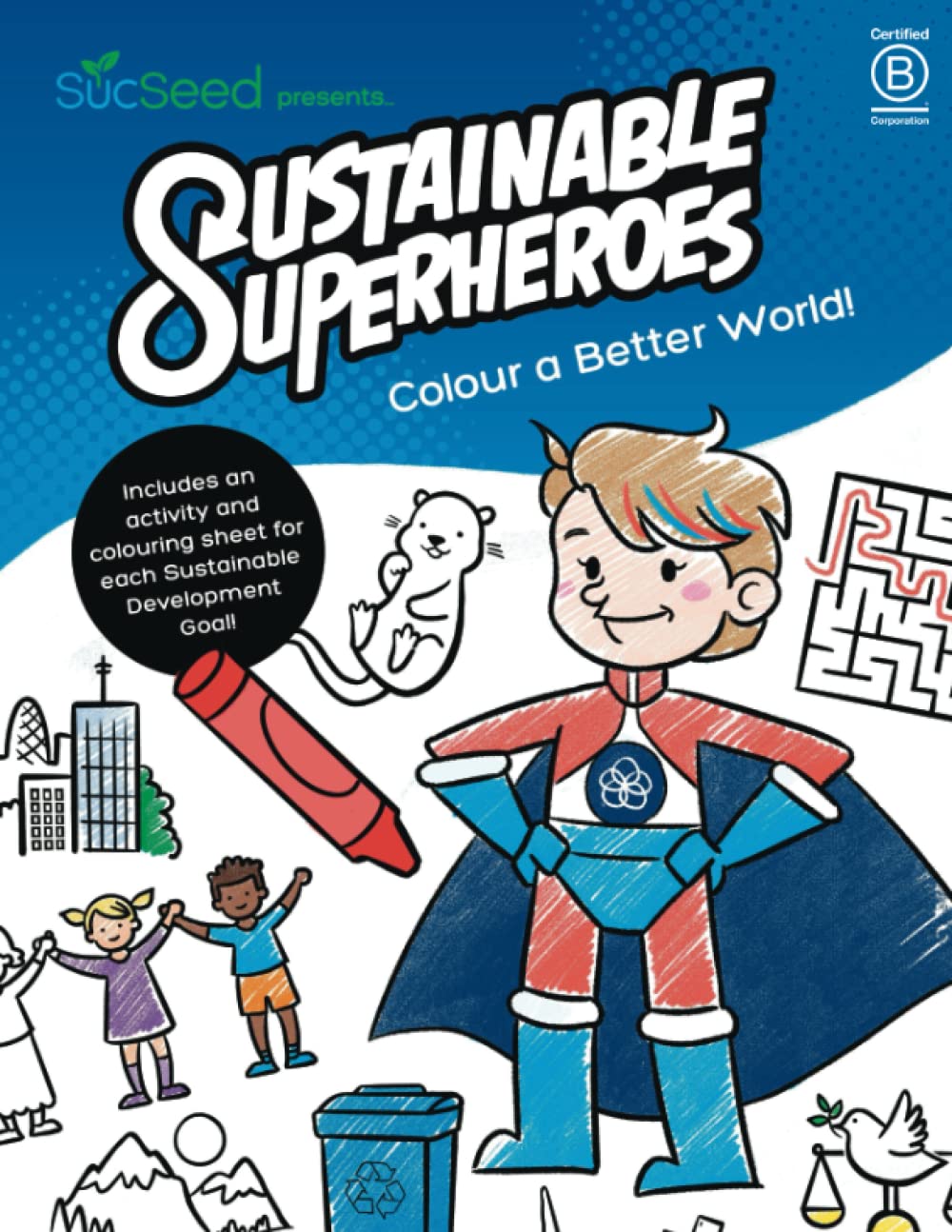 Buy Sustainable Superheroes Activity Book: A colouring and activity ...