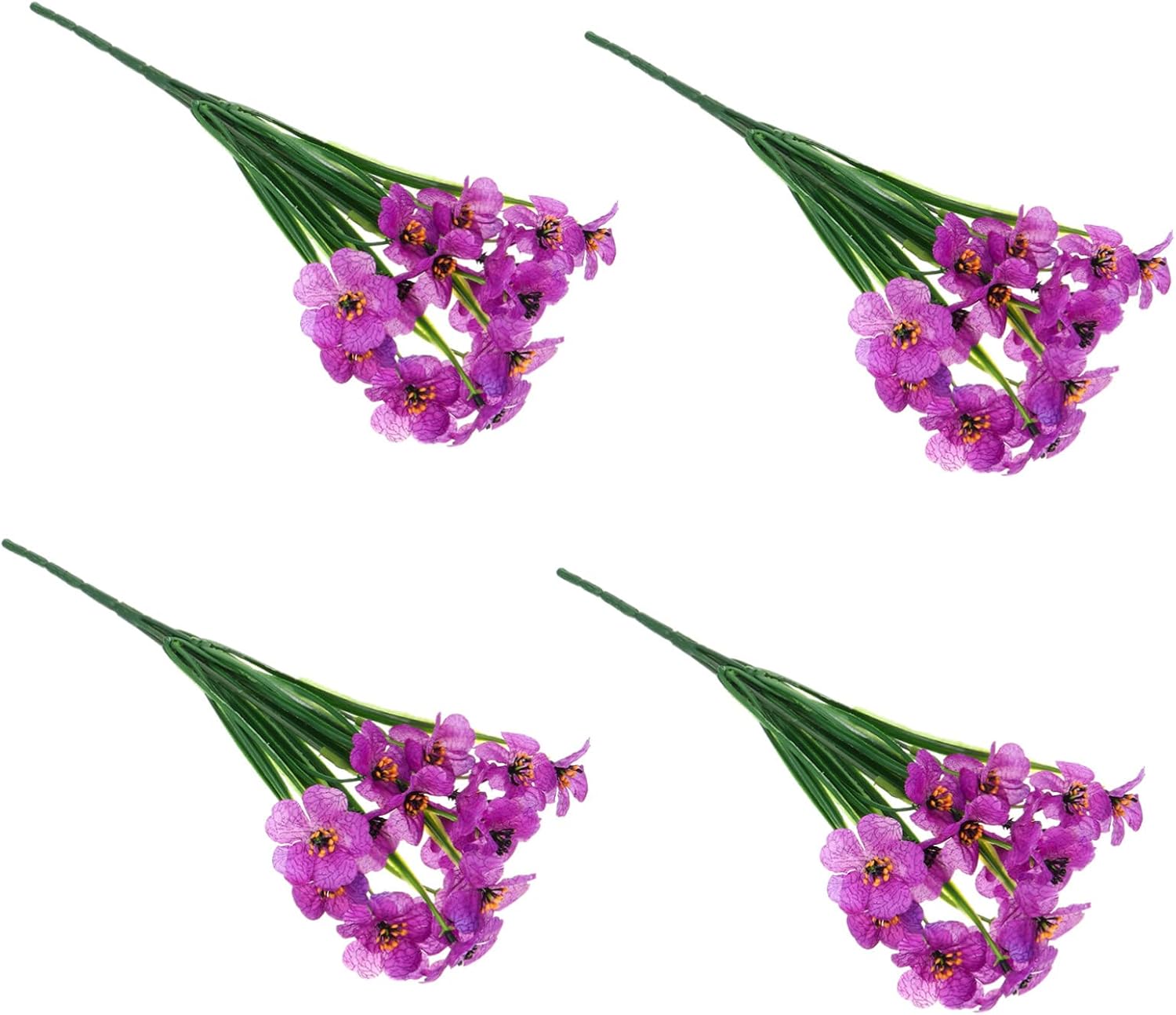 Amazon.com: FOMIYES 1 Set 4pcs Decorative Artificial Flowers Fake ...