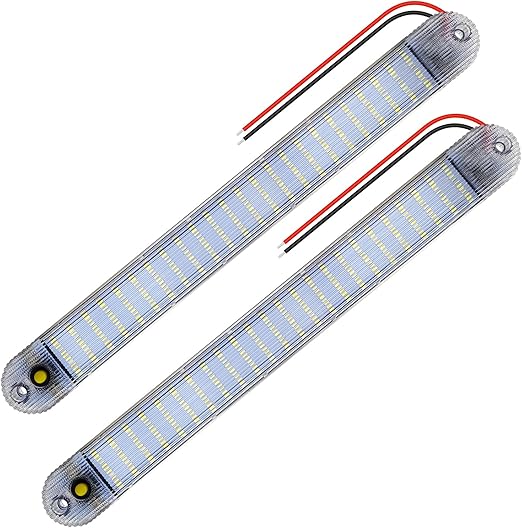 Amazon.com: Fenikso 12V LED Interior Light Bar, 120LEDs 1500LM 8W LED Strip Lights with ON/Off ...