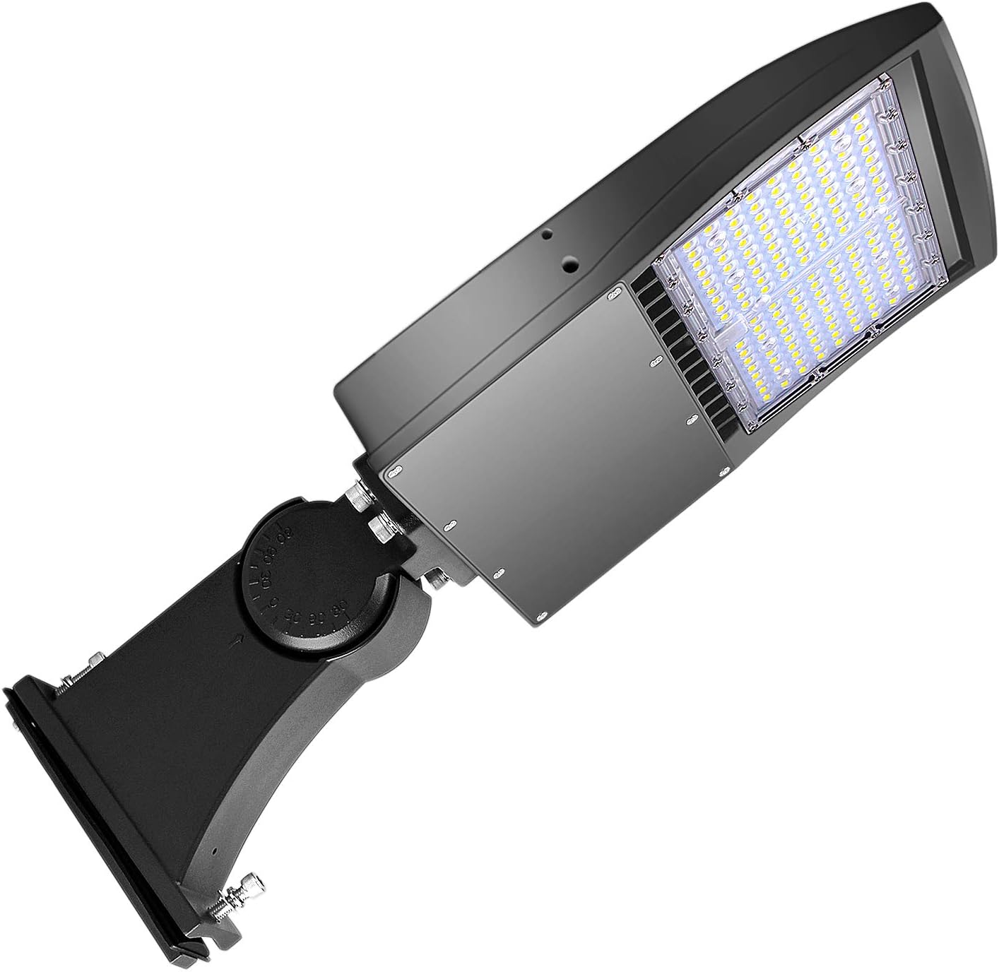 480V 150W LED Shoebox Street Lights - OSTEK LED Parking Lot Pole ...