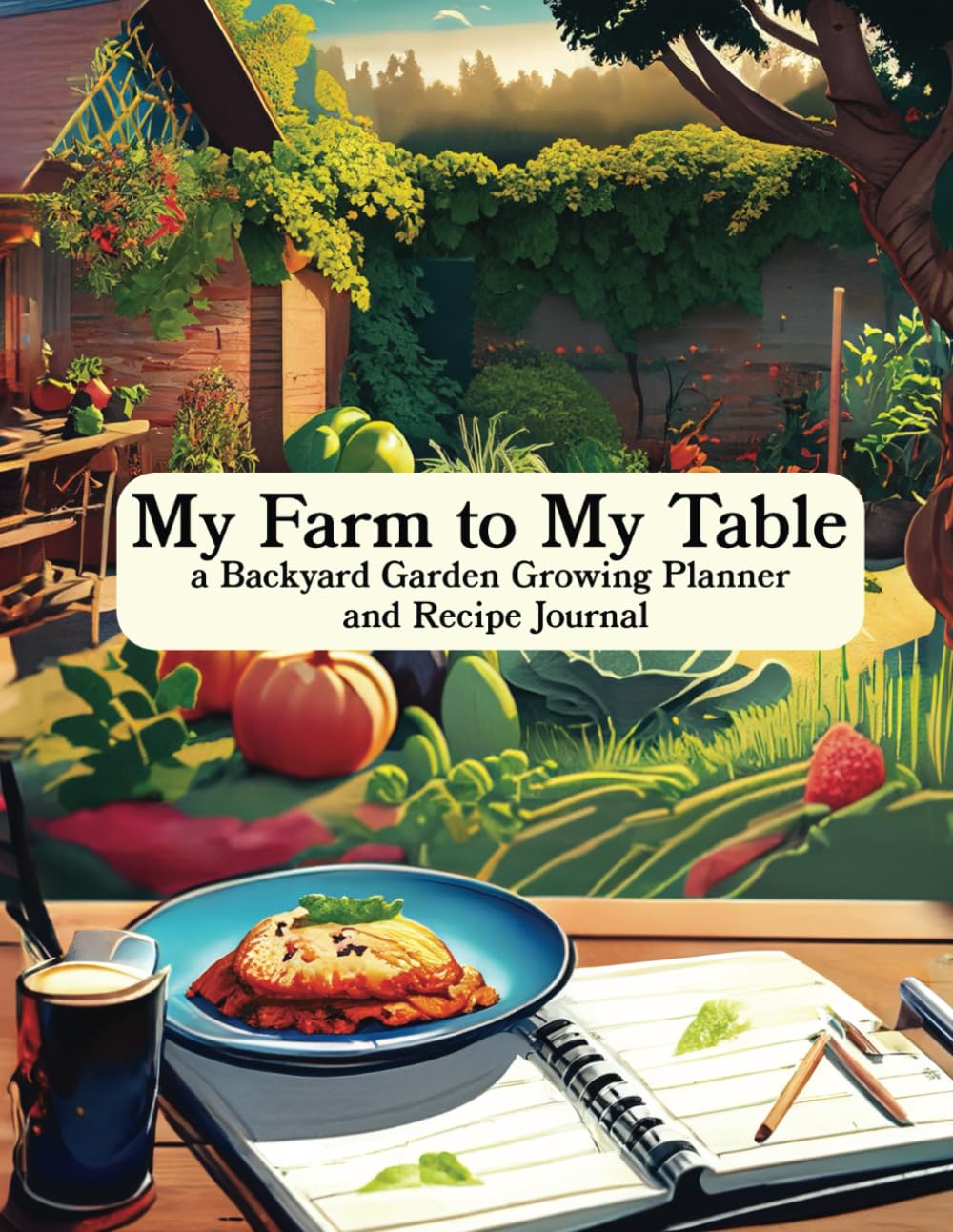 My Farm to My Table: Backyard Garden Growing Planner and Recipe Journal ...