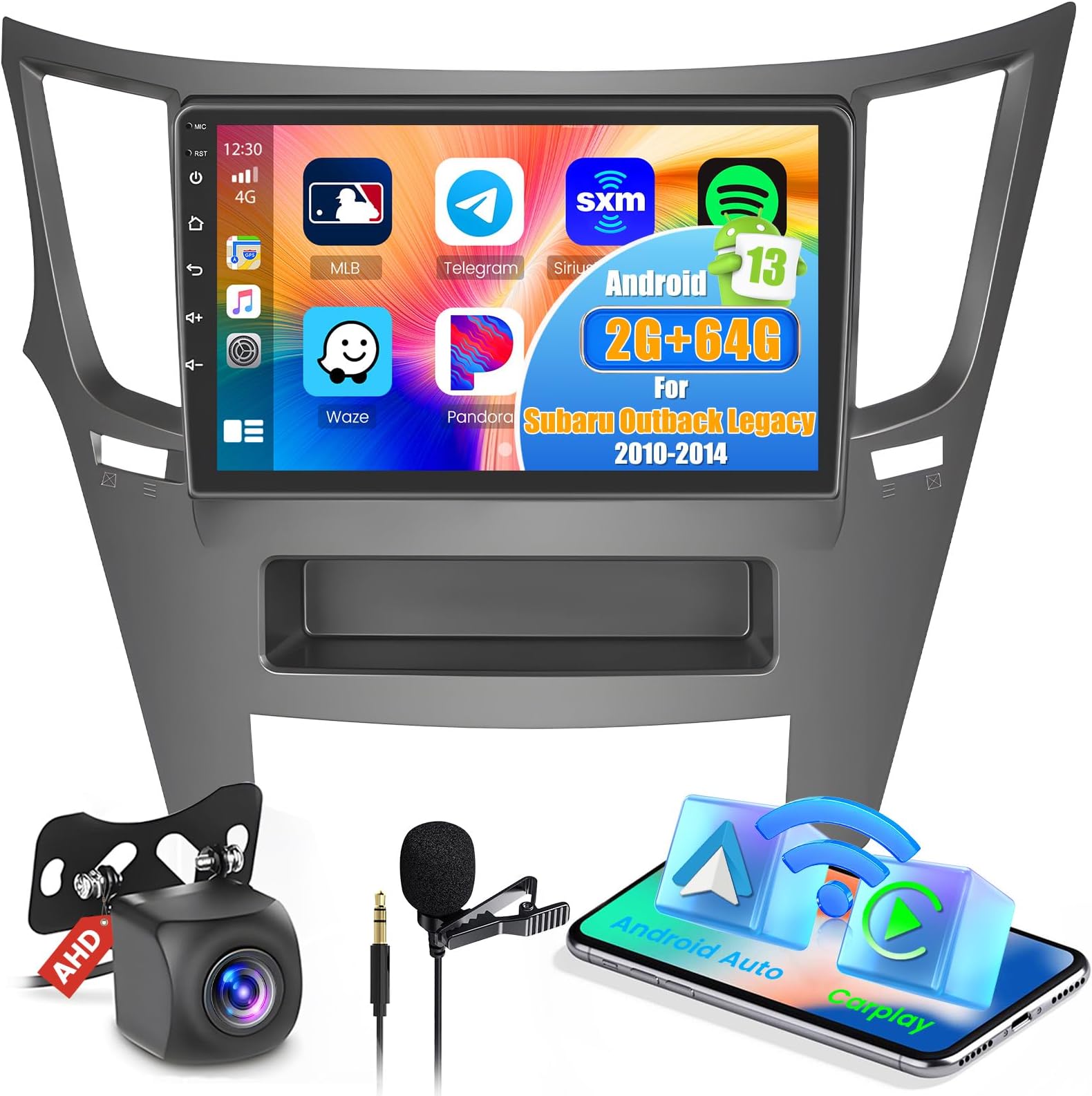 Amazon.com: UNITOPSCI Android Car Stereo Radio for Subaru Outback ...