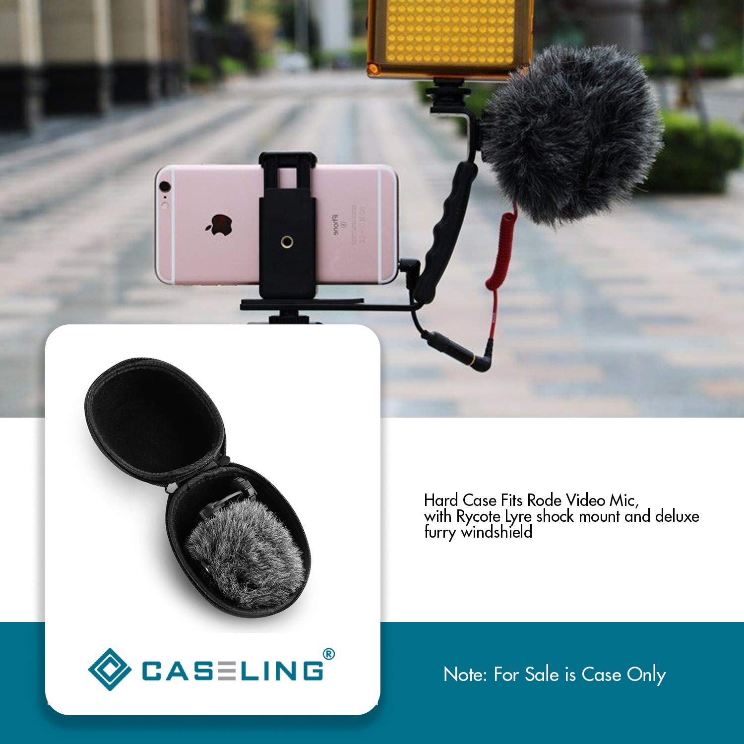 Snapklik.com : Caseling Hard Case Fits Rode Video Mic