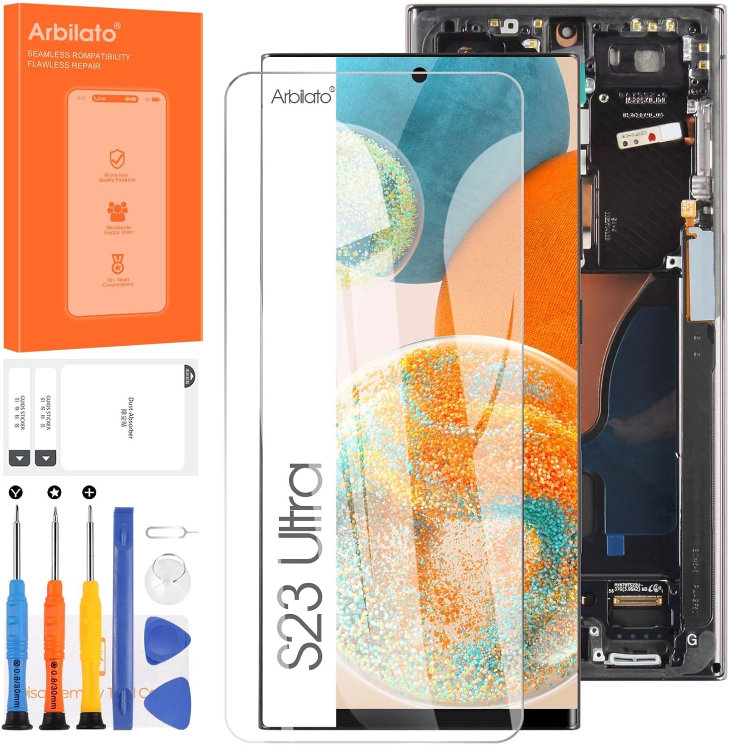 Amazon.com: 6.8" for Samsung Galaxy S23 Ultra SM-S918U SM-S918U1 SM ...