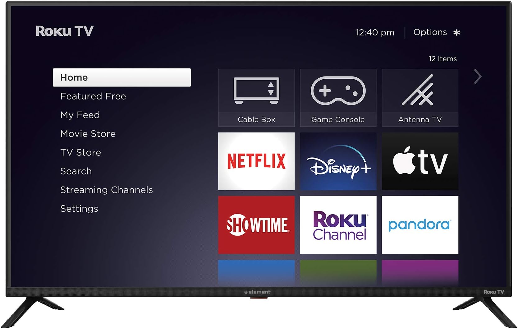 Amazon.com: Element Electronics E4AA43R-G 43" 4K Roku UHD LED TV ...
