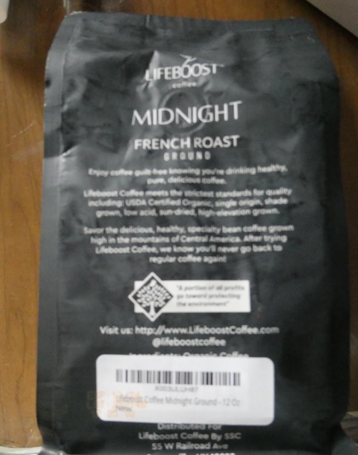 Amazon.com : Lifeboost Midnight Coffee French Roast Coffee Ground ...