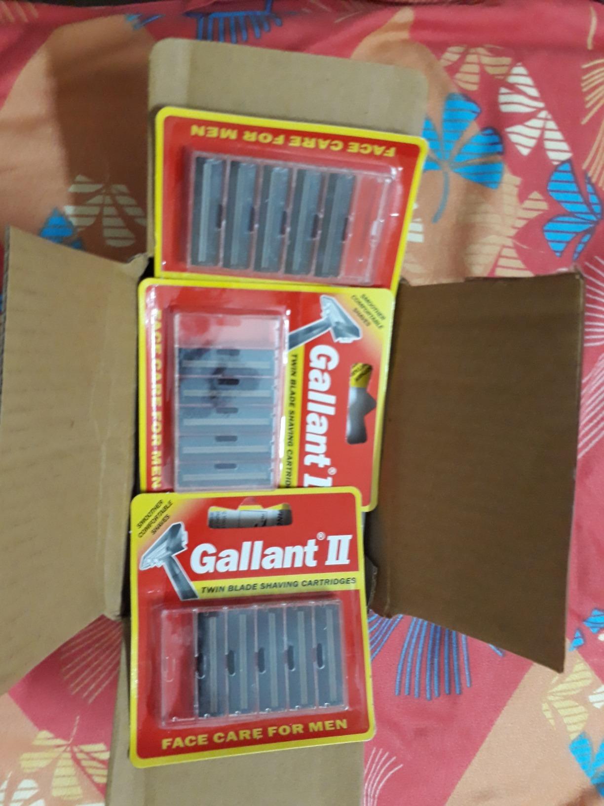 Buy INDUXIN Men Shaving Cartridge Compatible with Gallant II Twin Blade ...