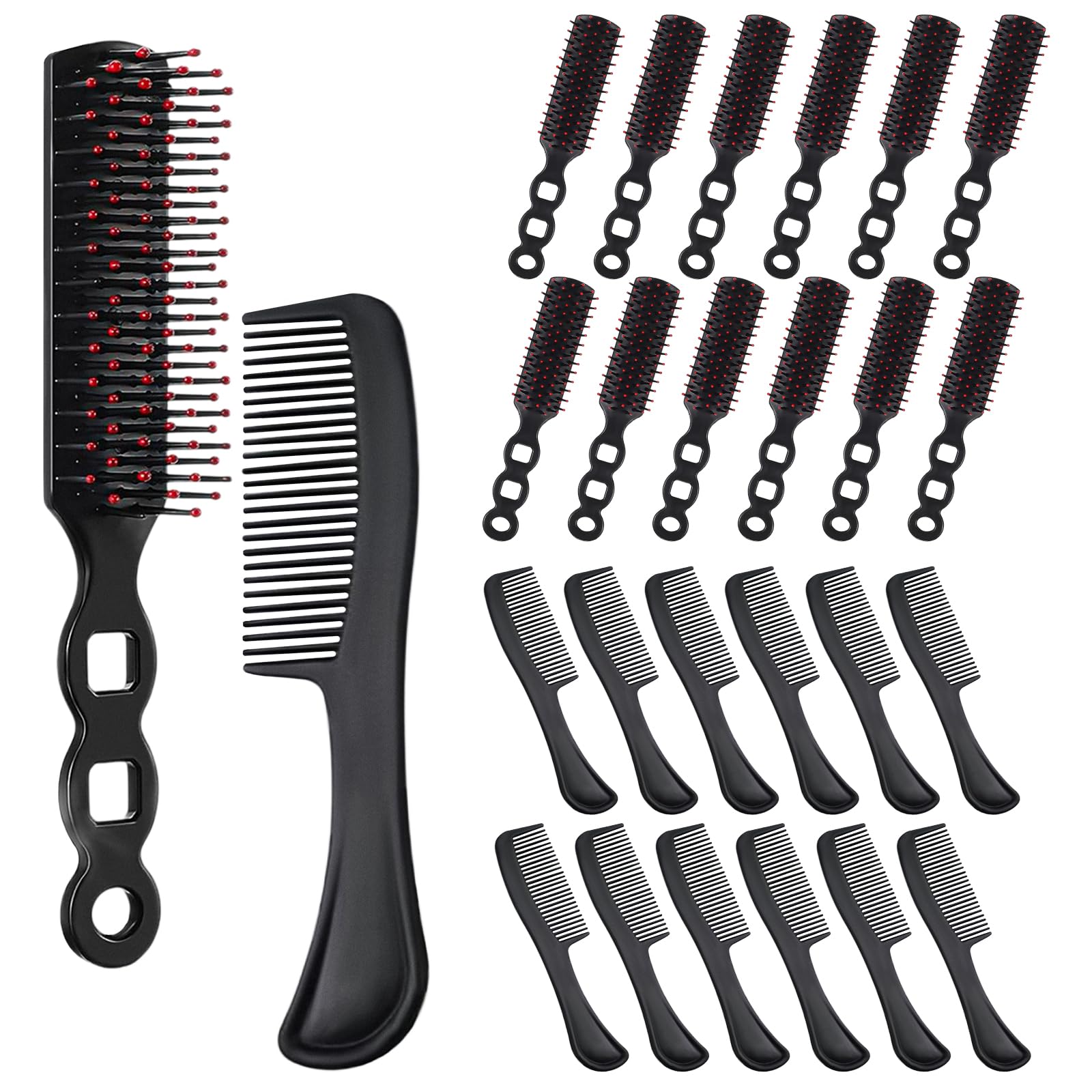 Amazon.com : 48PCS Hair Brushes Hair Combs Set, Bulk Hair Combs Bulk ...