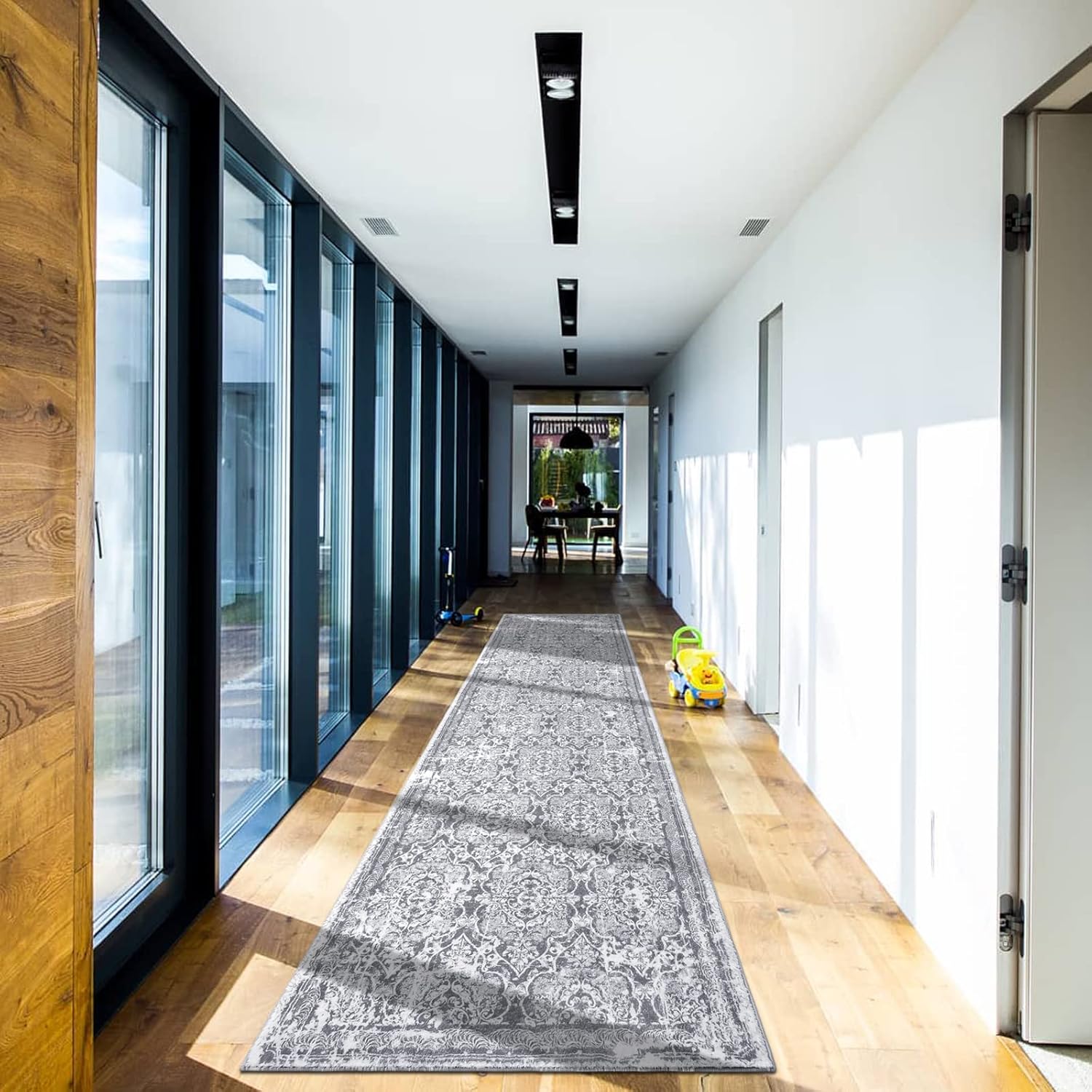 Amazon.com: Vaukki Hallway Runner Rug, Vintage Shaggy Soft Laundry Rug ...