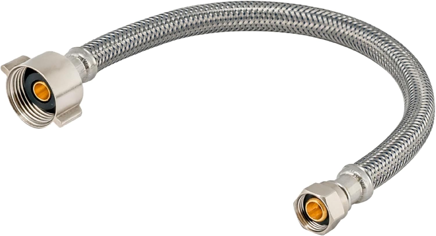 Eastman 12 Inch Flexible Toilet Connector, 7/8 Inch Ballcock x 3/8 Inch ...