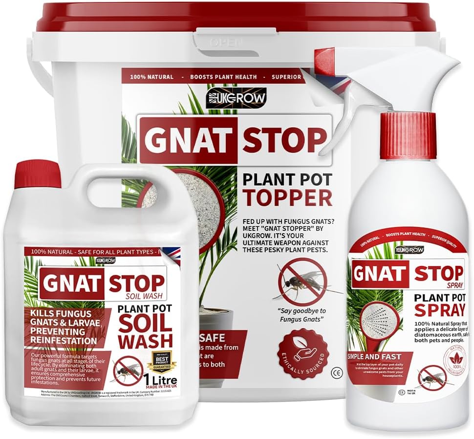 Gnat Stop Ultimate Ultimate Gnat Stop Killer Kit | 3-in-1 Combo: Gnat ...