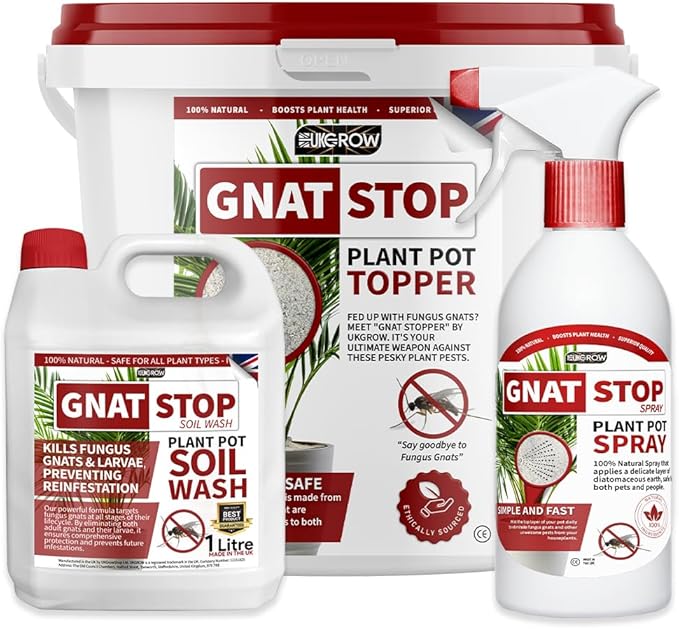 Gnat Stop Ultimate Ultimate Gnat Stop Killer Kit | 3-in-1 Combo: Gnat ...