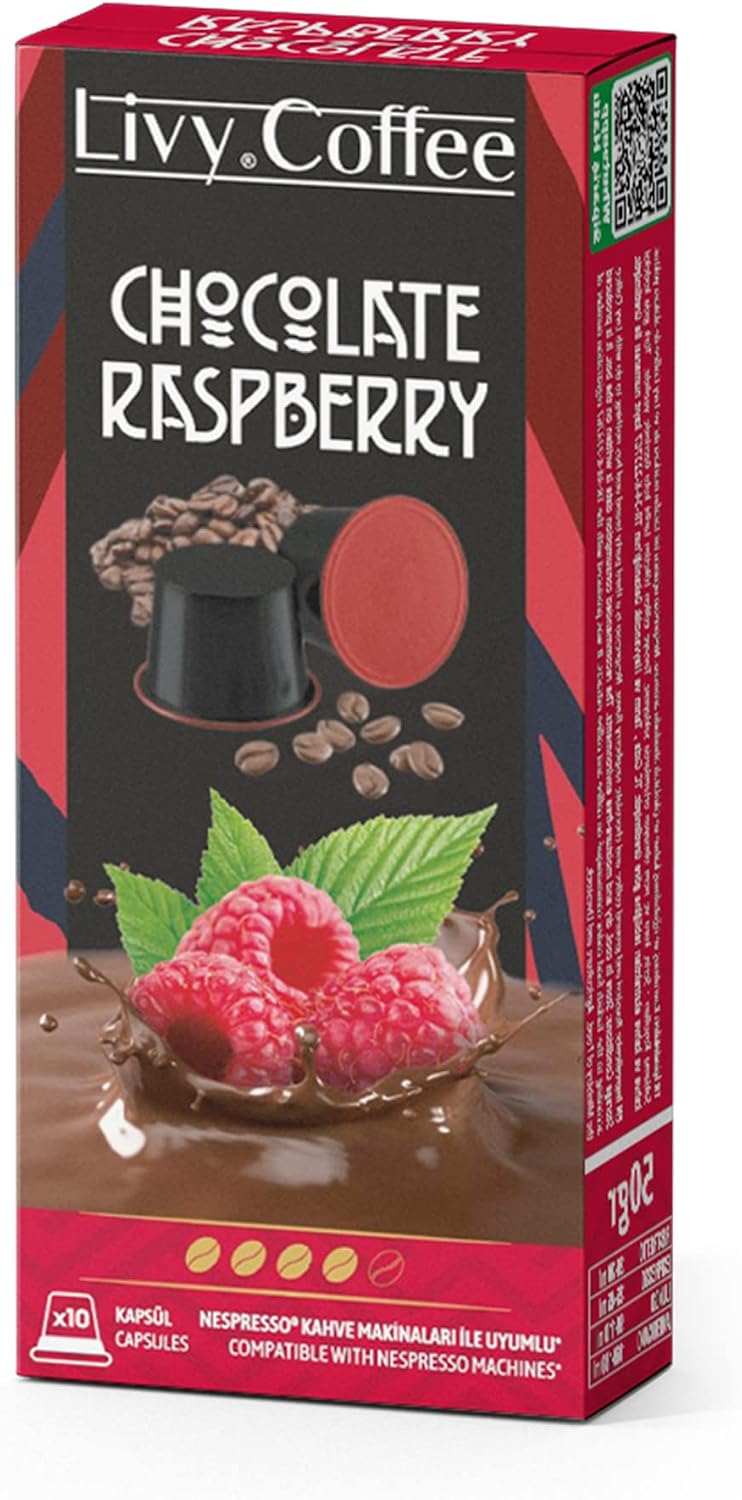 Nespresso Uyumlu Aromalı Kapsül KAhve (Raspberry) : Amazon.com.tr: Gıda ...