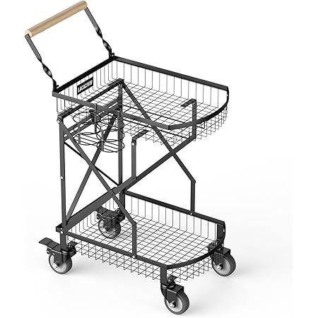 Amazon.com: X-Truk Collapsible Utility Cart – 2-Shelf, Adjustable ...