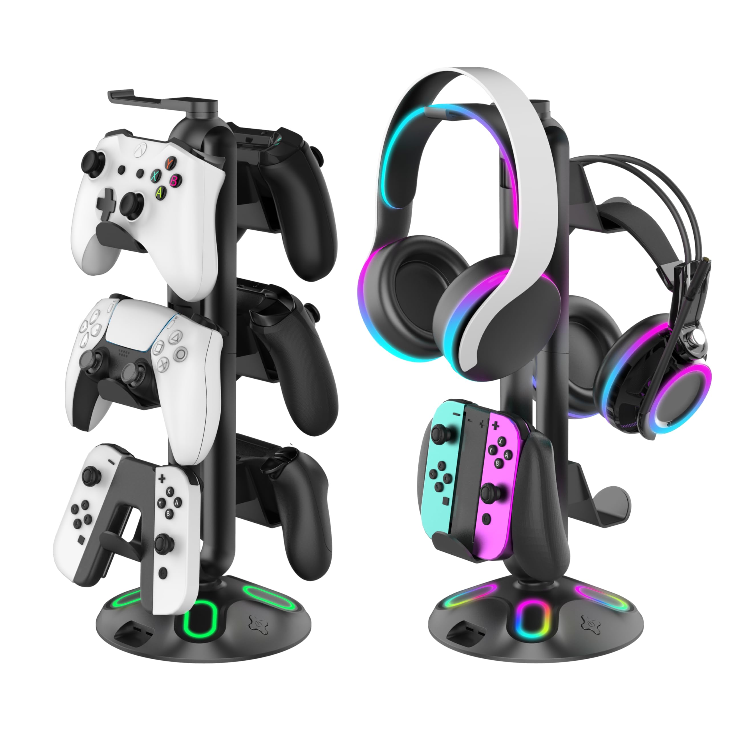 Amazon.com: Generic Headphone Stand RGB Controller Stand 9 Lighting ...