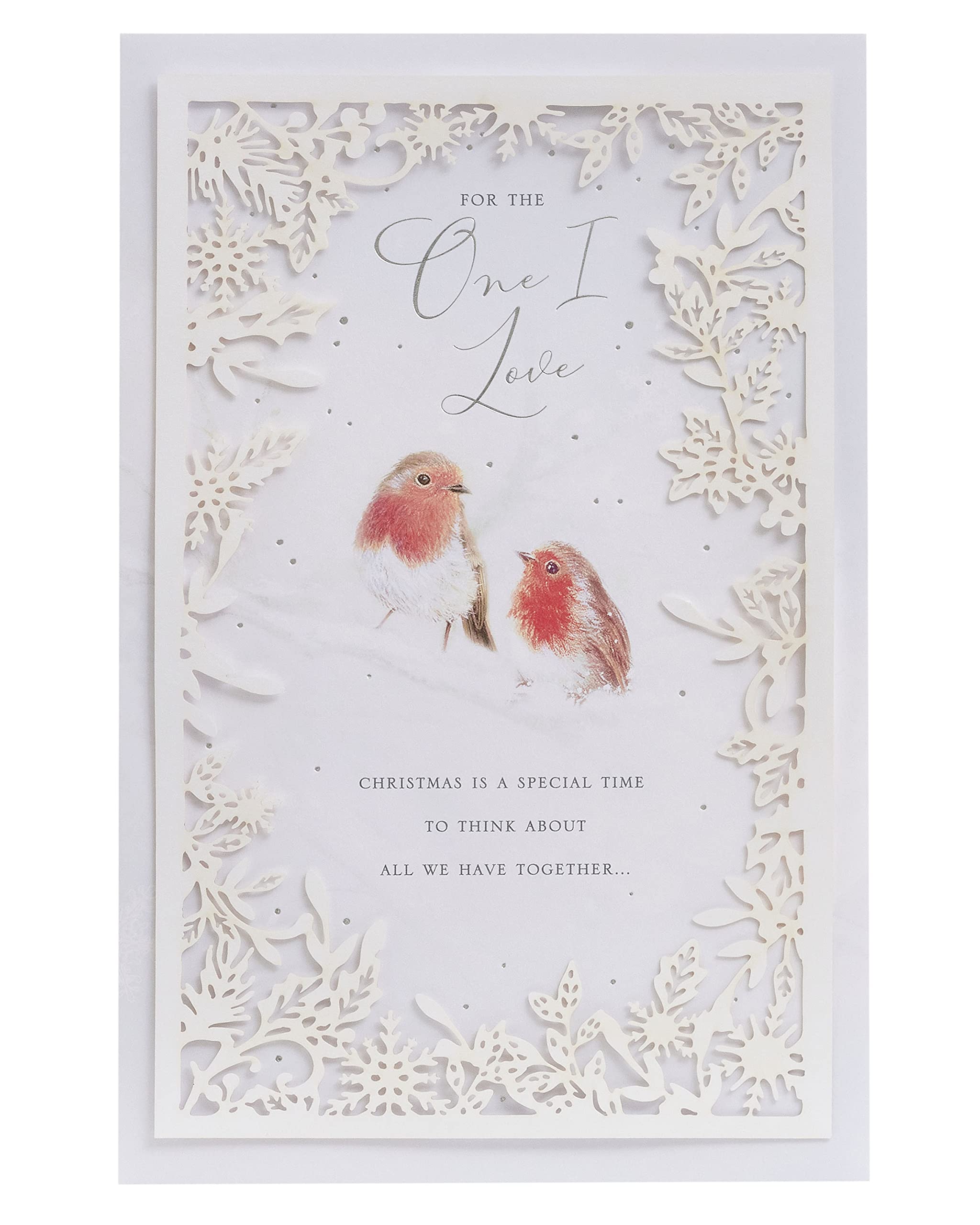 UK Greetings Christmas Card for The One I Love - Intricate Design ...
