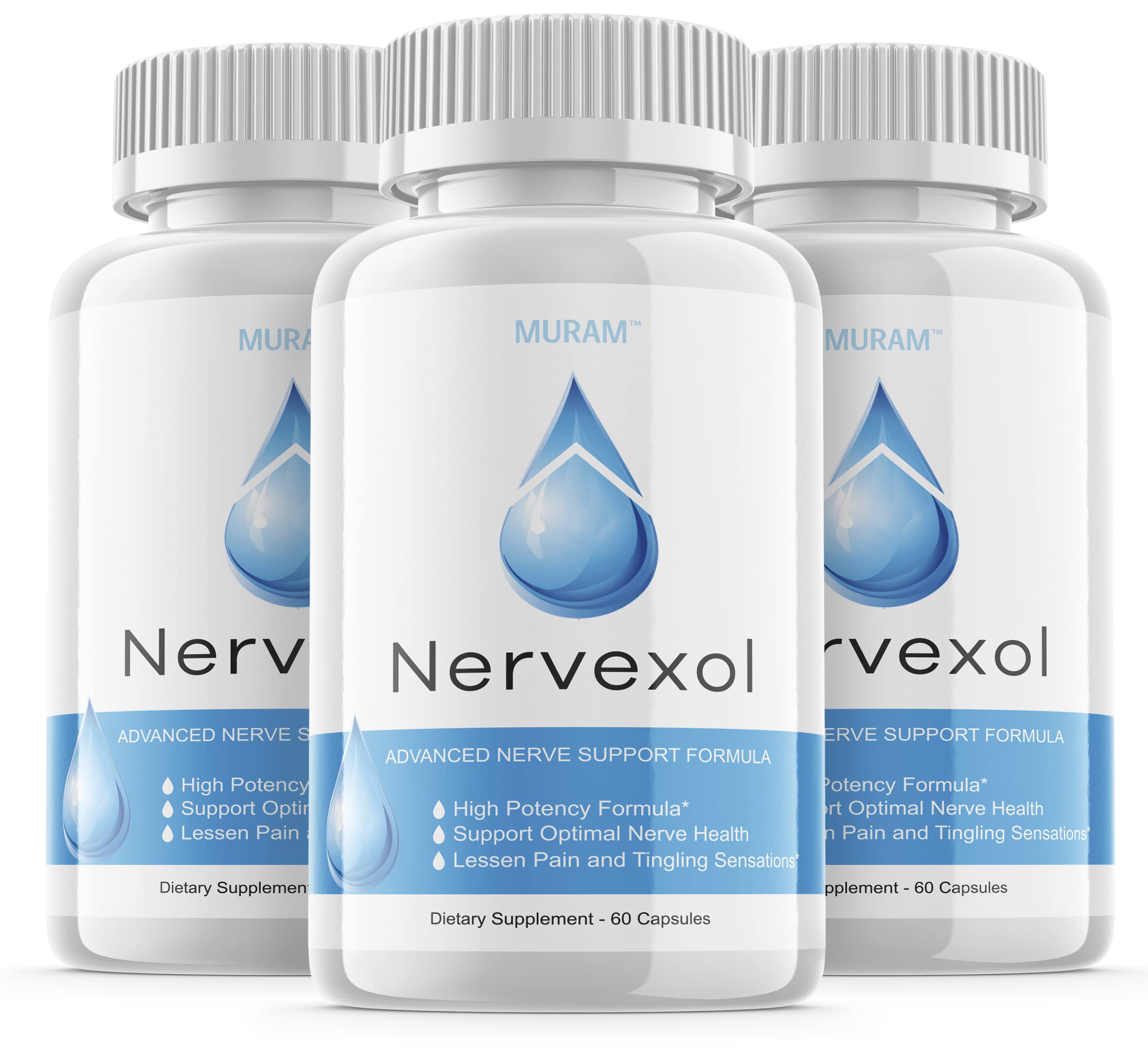 Buy (3 Pack) Nervexol Nerve Support Formula Nervexol for Neuropathy s ...