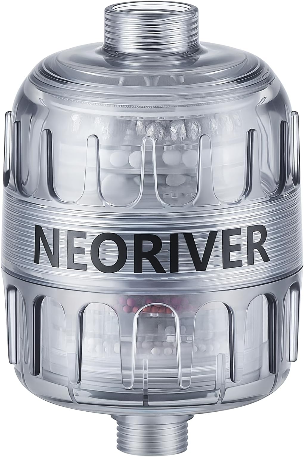 EVERGLOW High-Output Shower Filter, 100% Removes Chlorine, Moisturizes ...