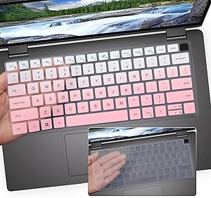 Amazon.com: 2PCS Keyboard Cover for Dell Latitude 14" 7450 7440 7430 ...