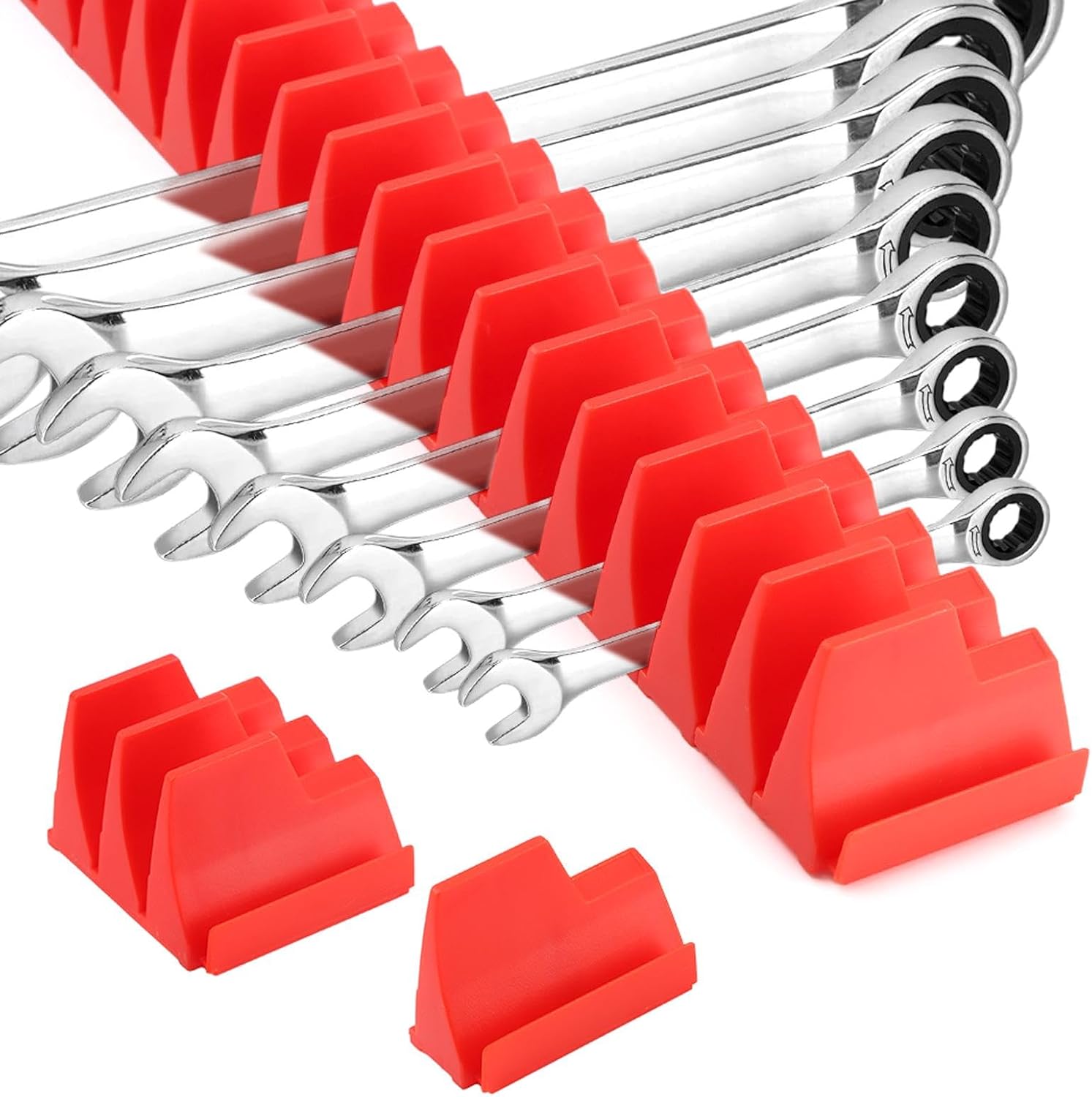 Kisbeibi Wrench Organizer for 40 Wrenches, Improving Efficiency ...