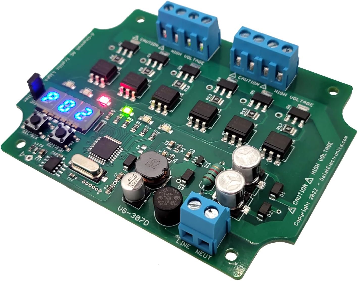 Amazon.com: Traffic Light Controller/Sequencer 6-Channel, 85VAC-265VAC ...