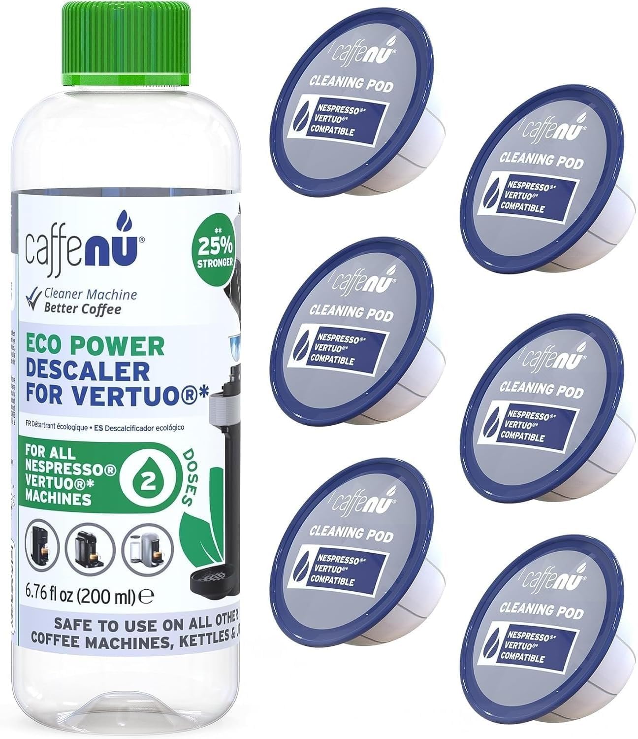 Nespresso Compatible Descaling Kit. 2 Uses Nespresso Vertuo Descaling ...