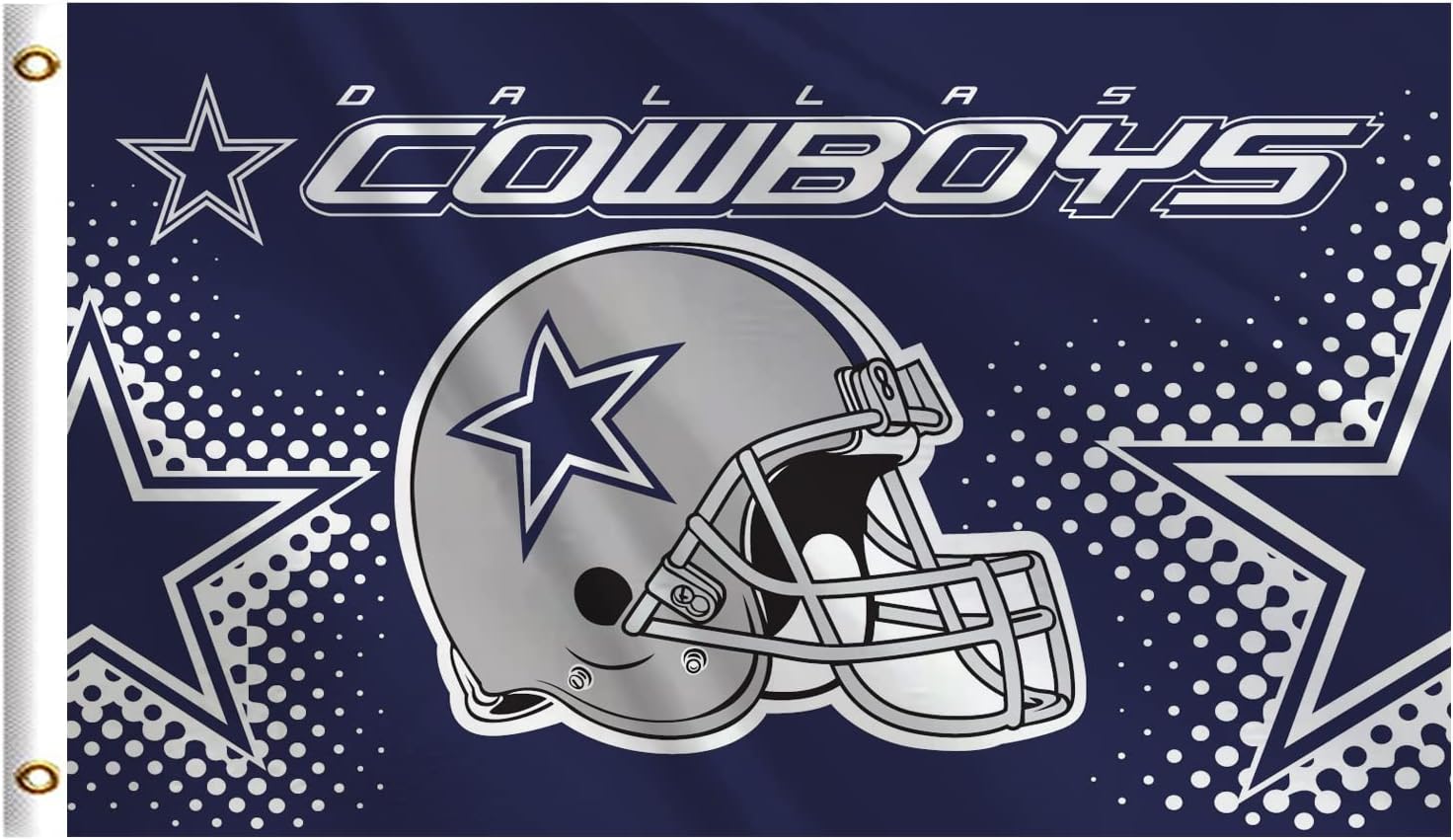 Amazon.com: Dallas Football Flag for Outdoor Outside 3x5 Foot Banner ...