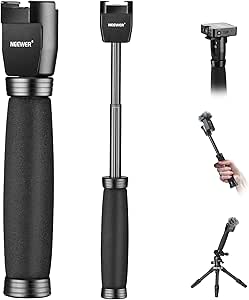 NEEWER 12"/30cm Telescoping Interview Mic Handle for Wireless Go ...