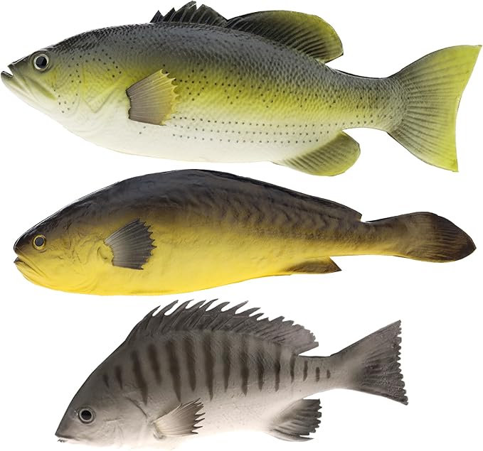 Amazon.com: Gresorth 3 PCS Sea Creatures Fake Fish Artificial Animal ...