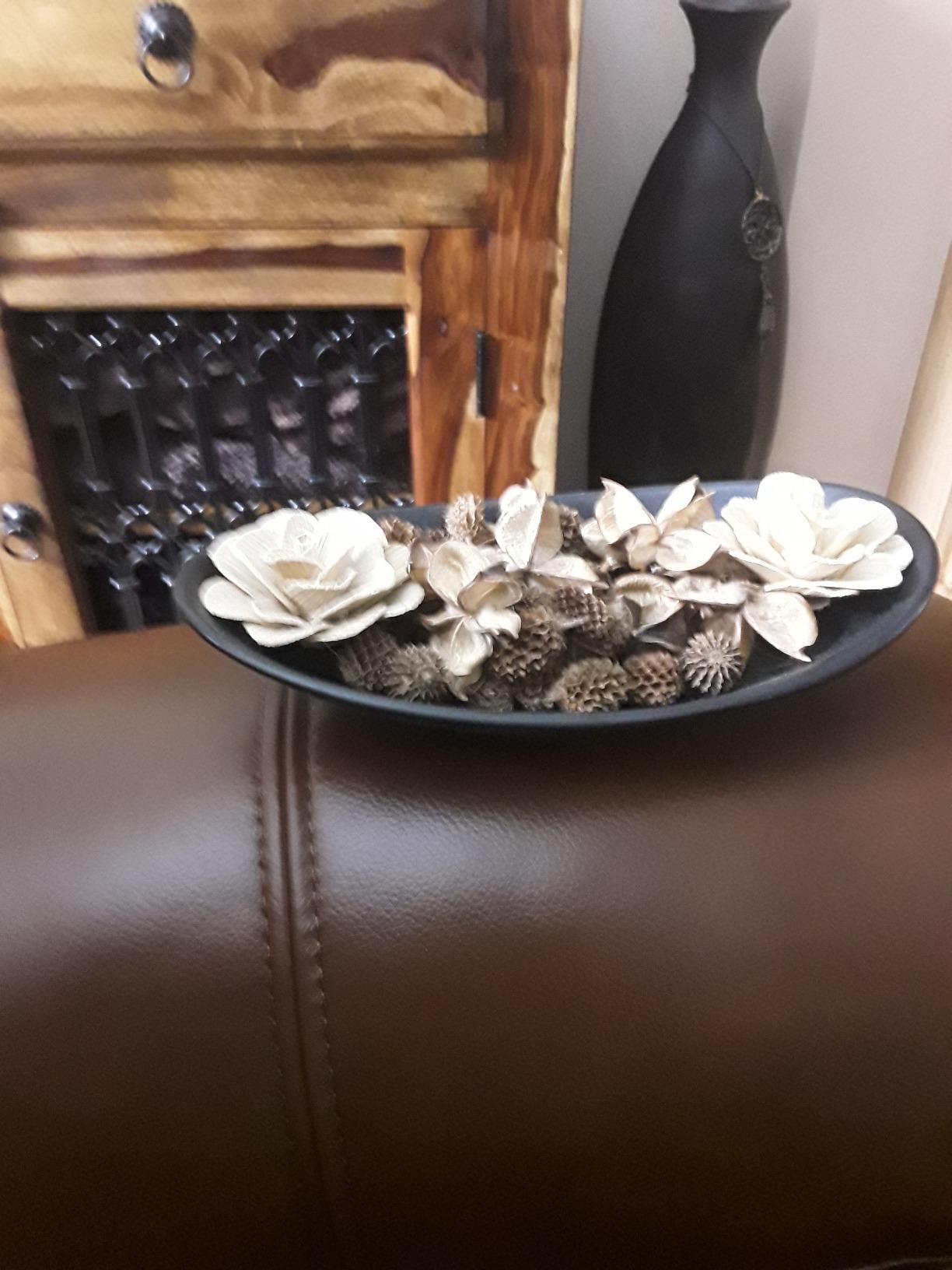 Black Key Tray Jewelry Ring Dish Key Tray Organizer, Key Bowl For ...