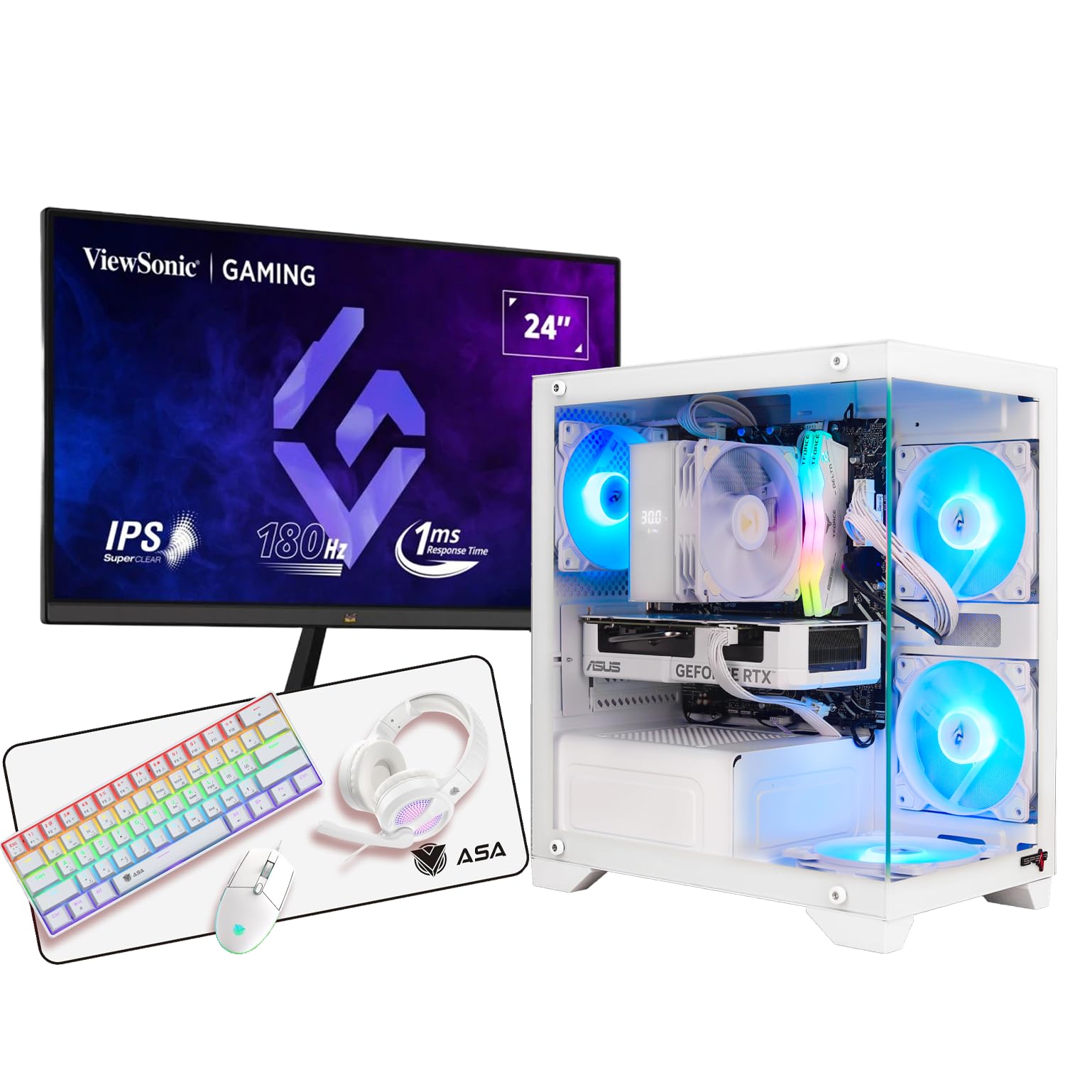 TechTroniX Gaming PC - TTX-ECO SNOW - RTX 4060 | i5-12400F | H610 ...