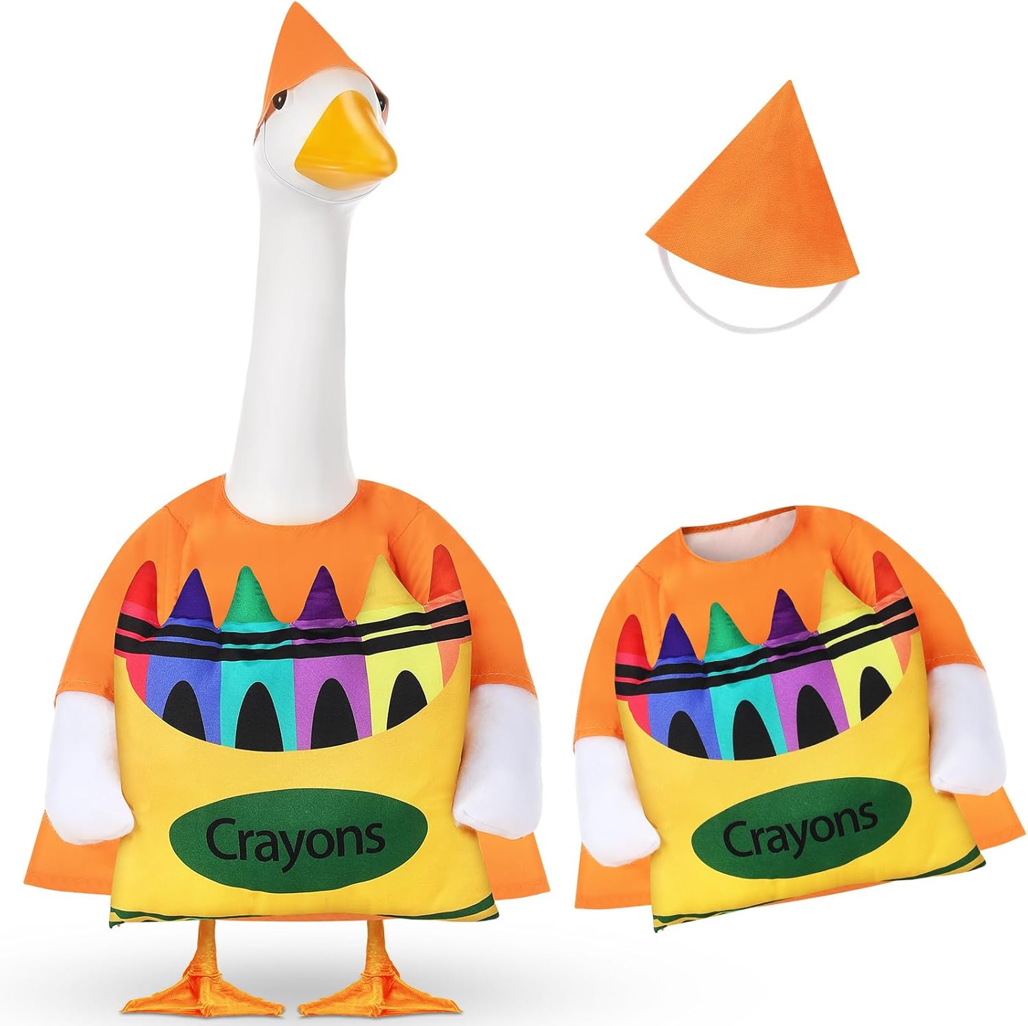 Amazon.com: Sunnymove 2 Pcs Back to School Porch Goose Outfit Apple ...