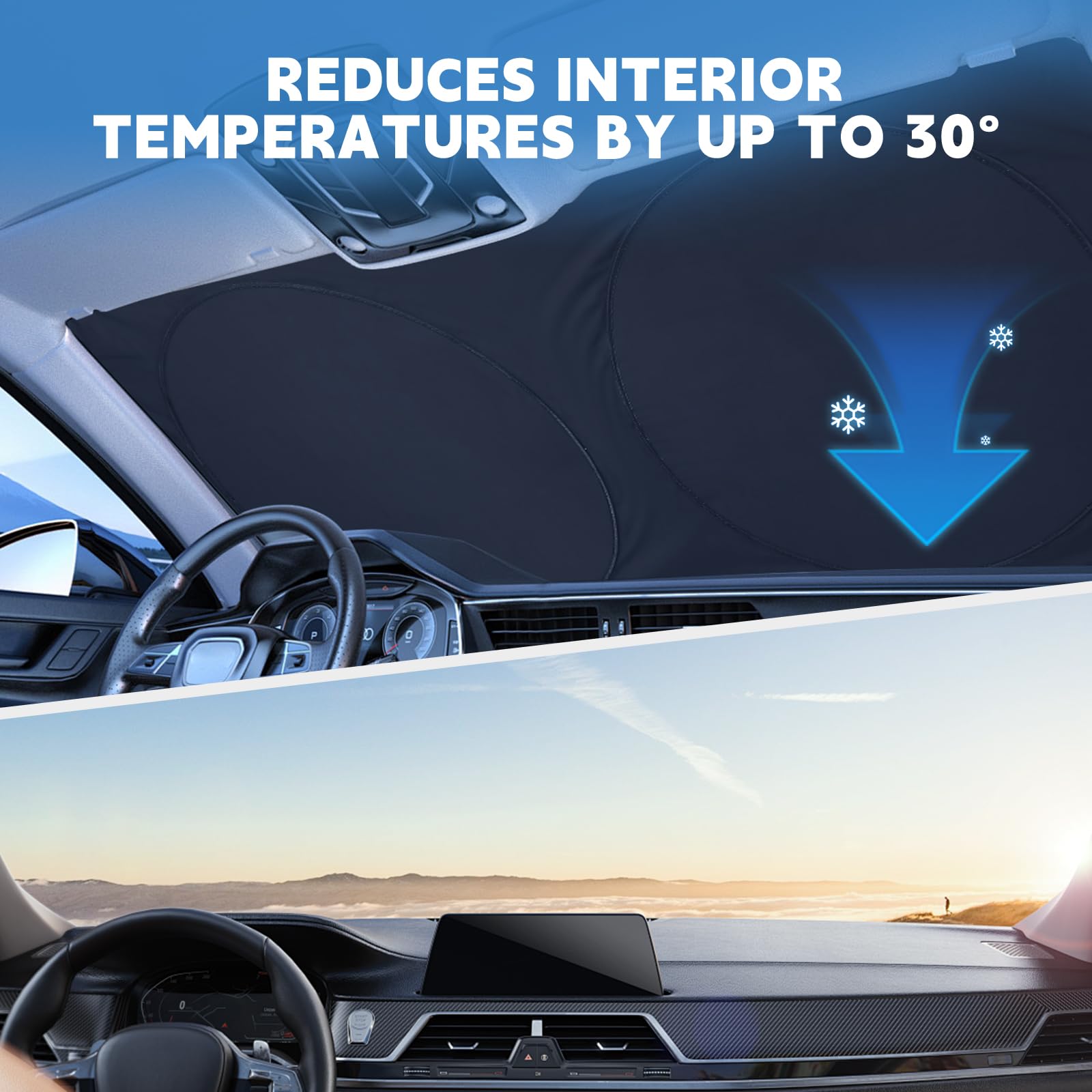 Snapklik.com : Windshield Sun Shade 3D Forest Mushroom, Front Car ...