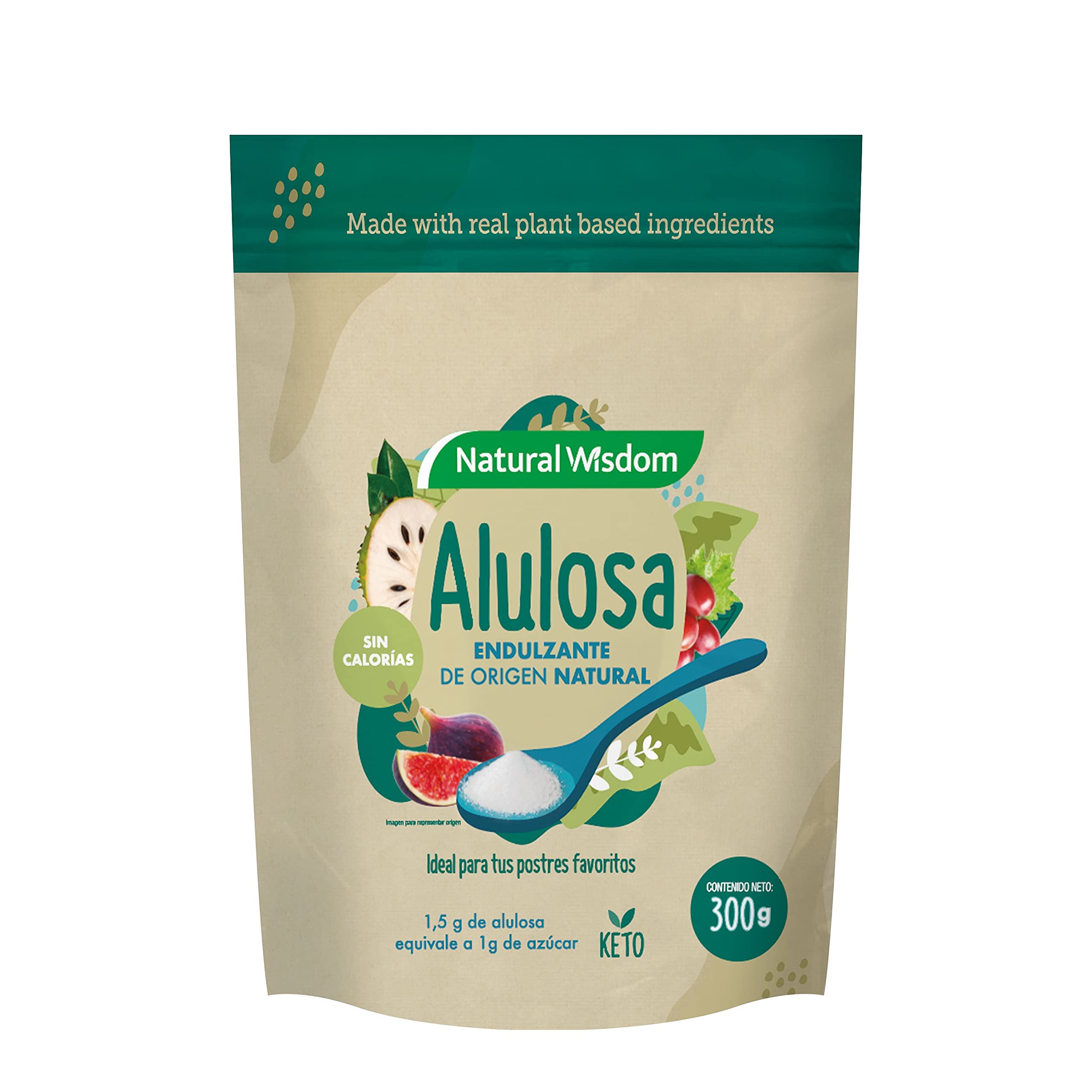 Alulosa en Polvo 300g Sin Calorias | Origen Natural Allulose Cero ...