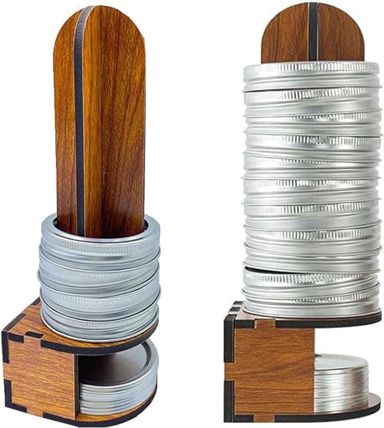 Amazon.com: Ludkyby Mason Jar Lid Organizer，Mason Jar canning lids and ...