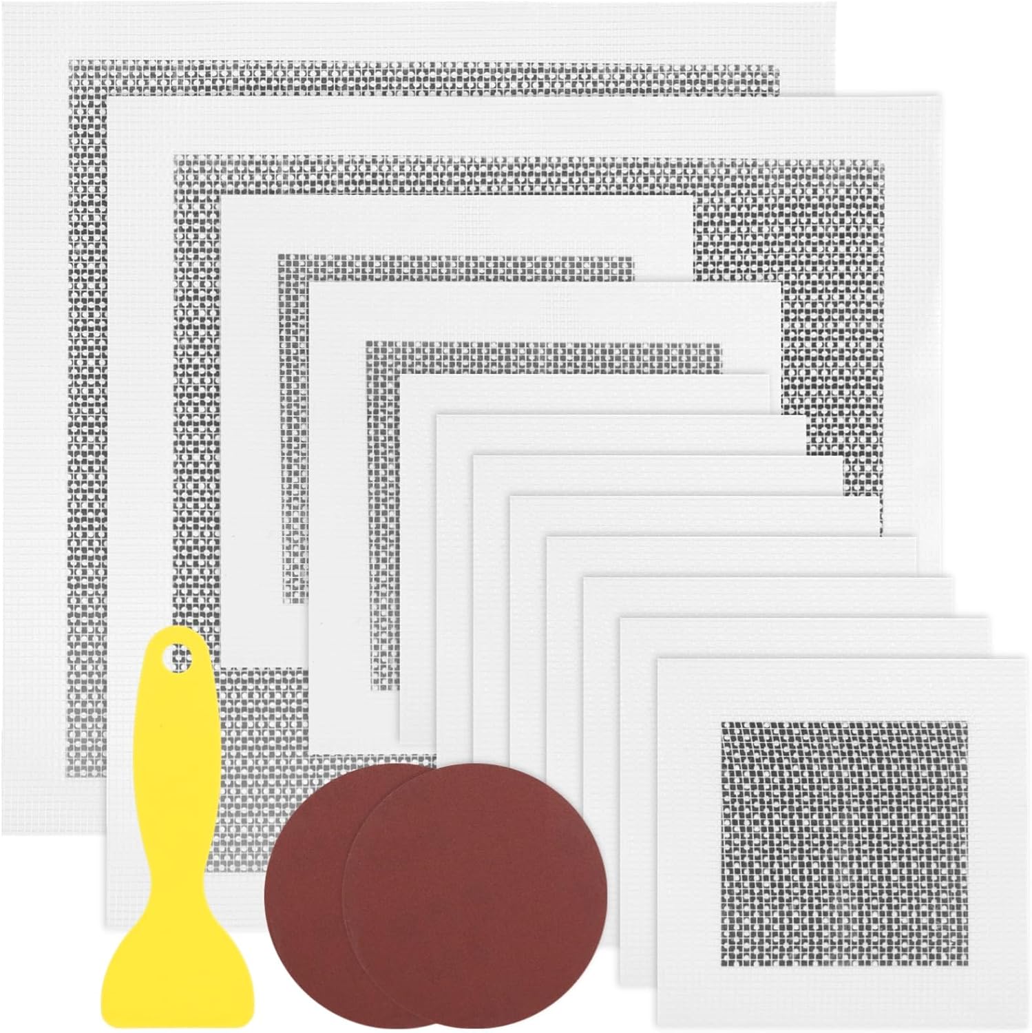 yeesport 12 Pcs Drywall Repair Kit, 4"/6"/12" Self Adhesive Mesh ...