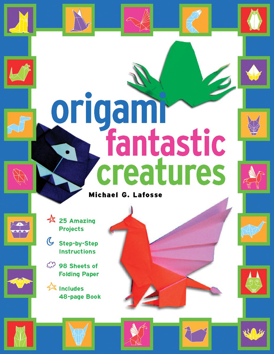 Amazon.com: Origami Fantastic Creatures Kit: Make Origami Monsters and ...