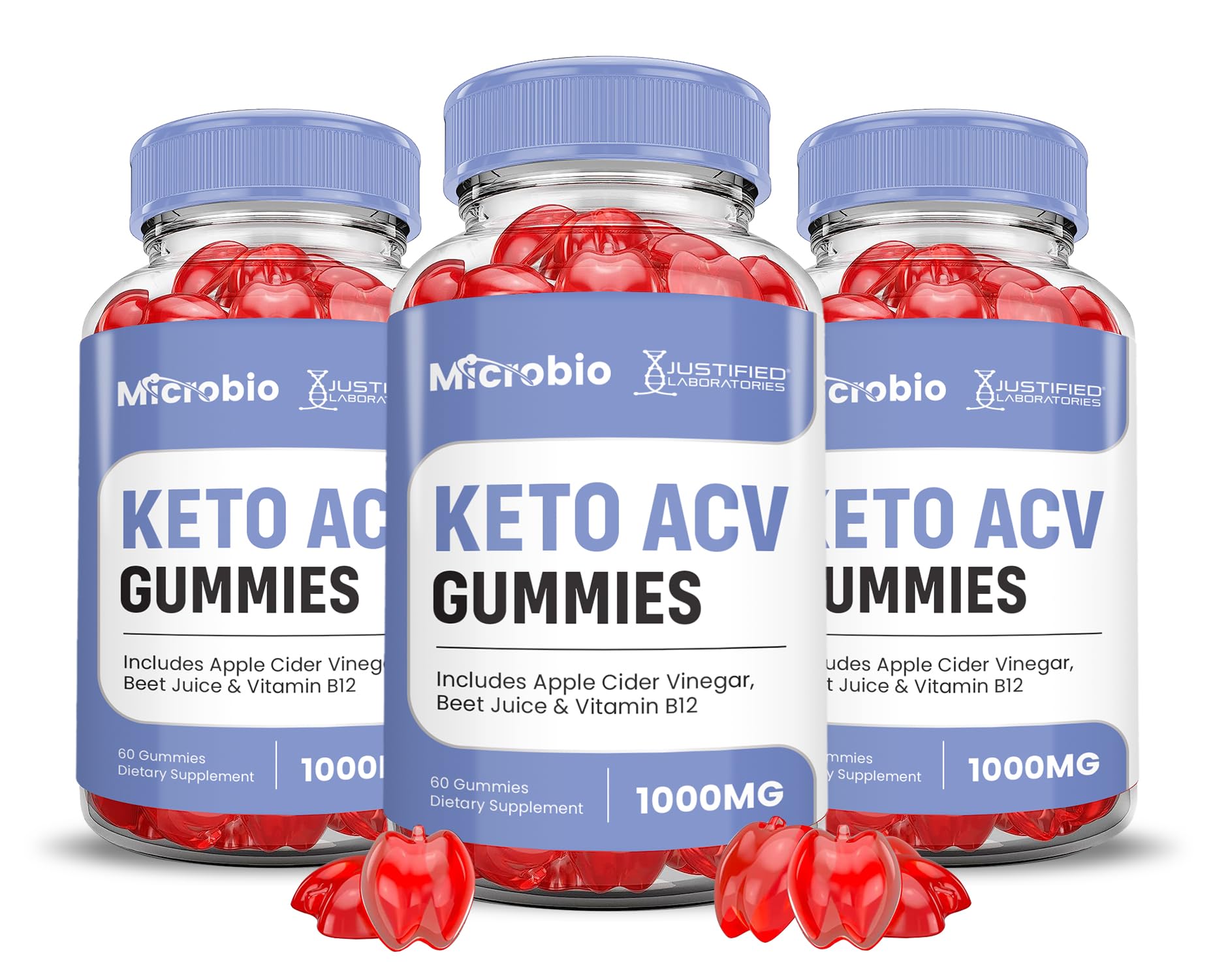 Amazon.com: (3 Pack) Microbio Keto ACV Gummies Advanced Formula 1000MG ...