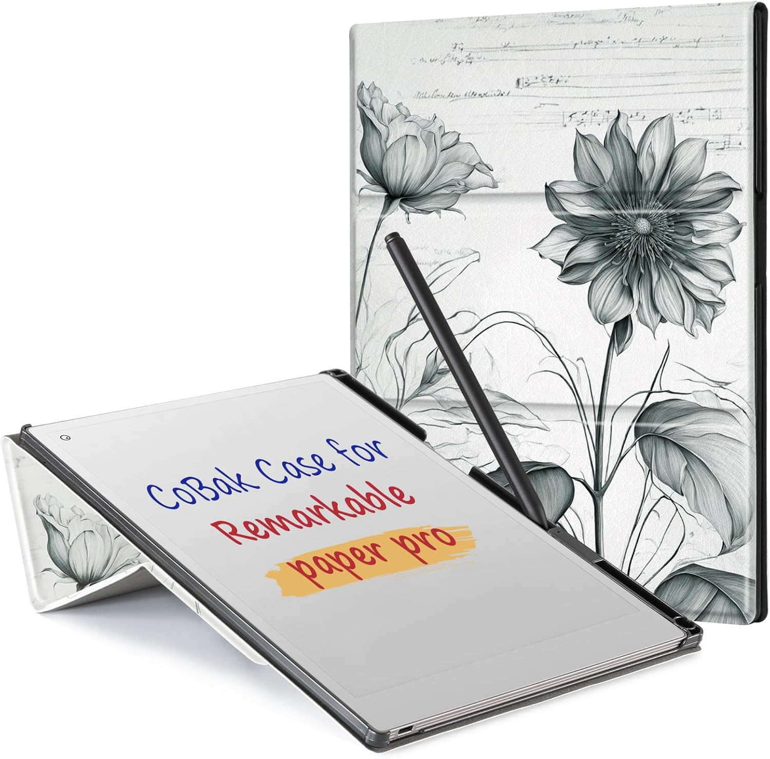 Amazon.com: CoBak Case for Remarkable Paper Pro-with Pen Holder, Nib ...
