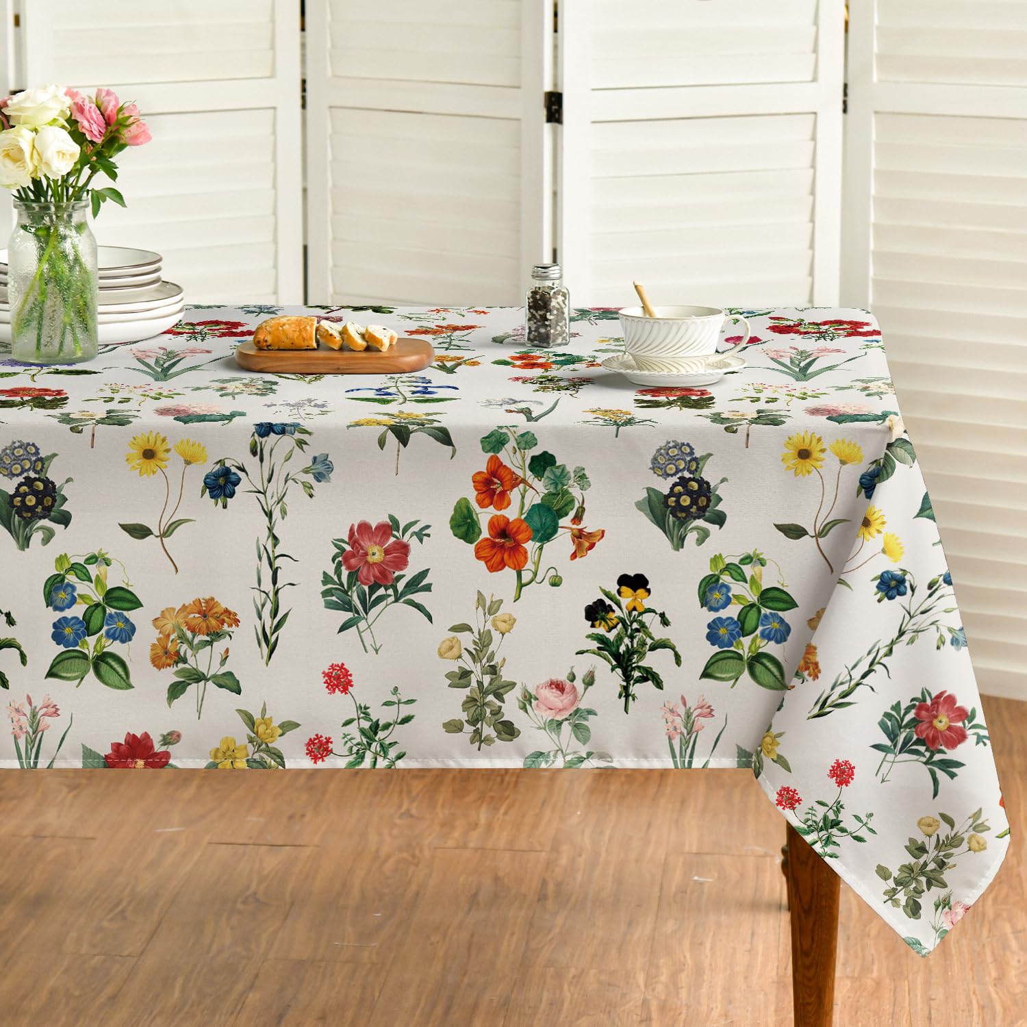 Amazon.com: Horaldaily Spring Tablecloth 60×84 Inch Rectangular ...
