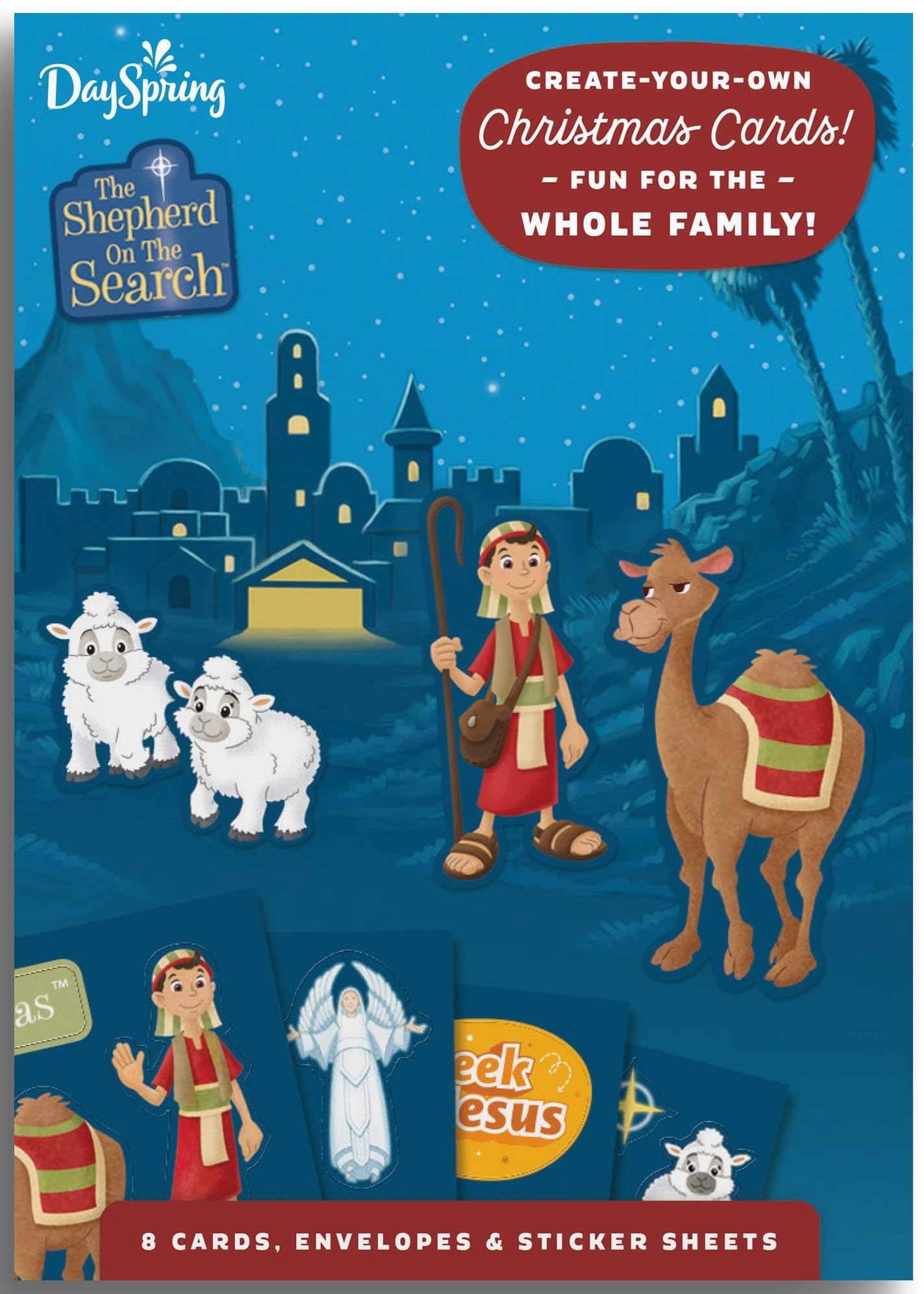 Amazon.com : DaySpring - Shepherd on the Search - 8 Interactive Sticker ...