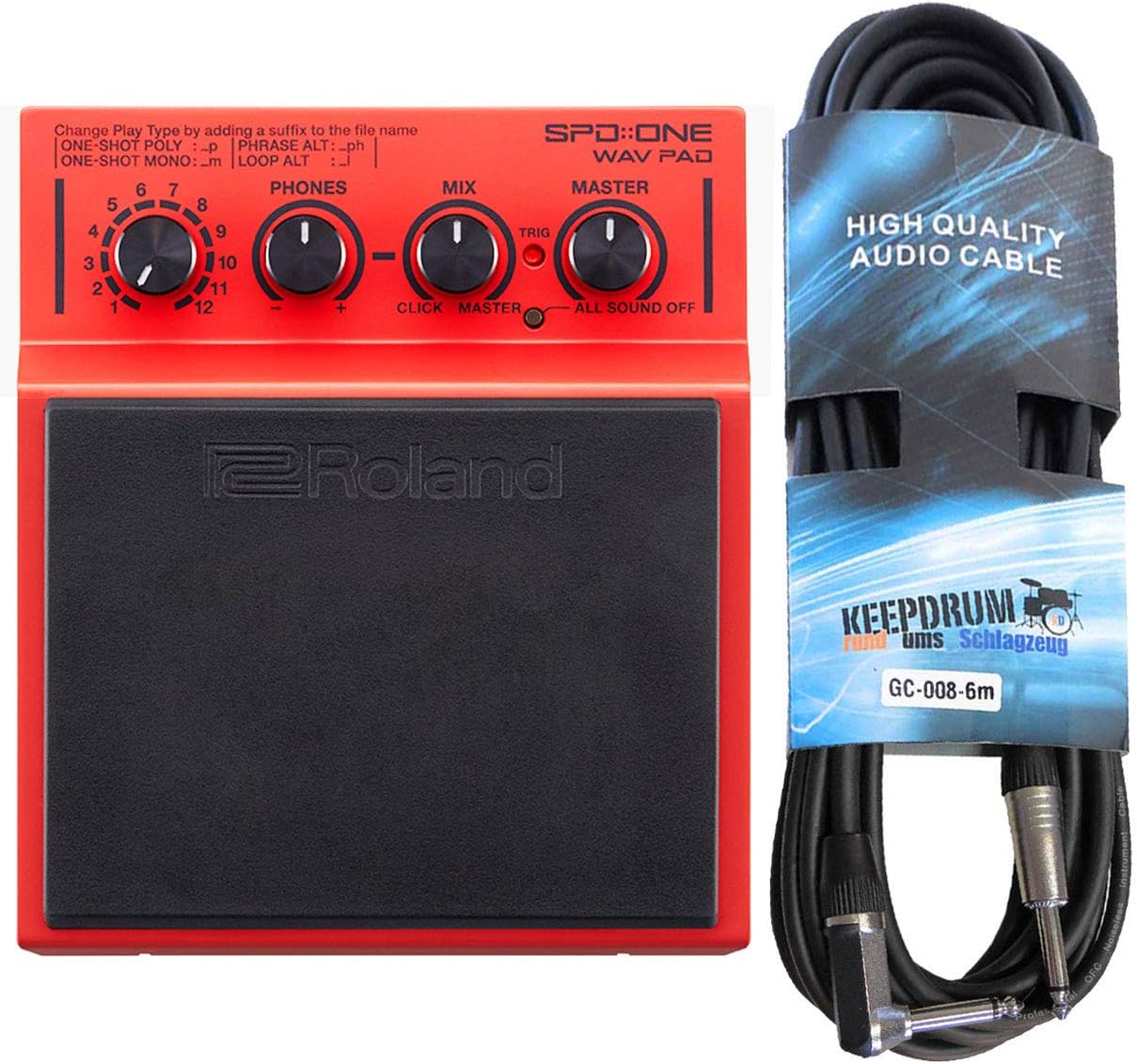 ROLAND SPD One Wav Percussion Pad for Samples, up to 12 sounds ...