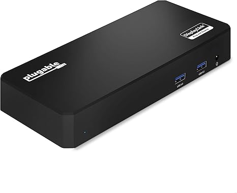 Amazon.com: Plugable USB C Triple Display Docking Station with Laptop ...