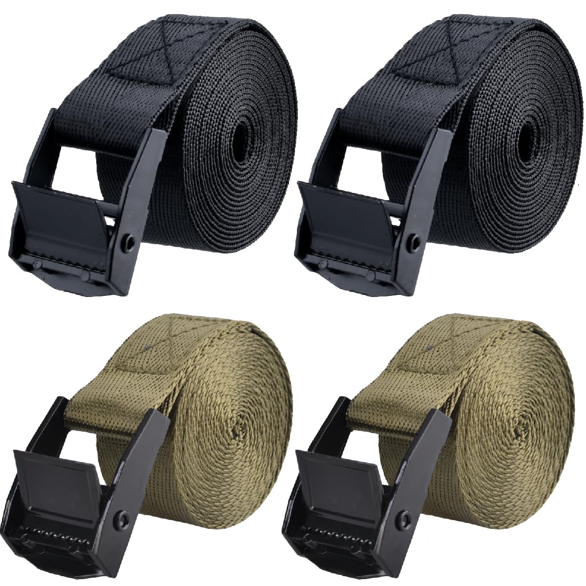 Snapklik.com : JEELAD Tie Down Straps Lashing Straps Hold Down Heavy ...