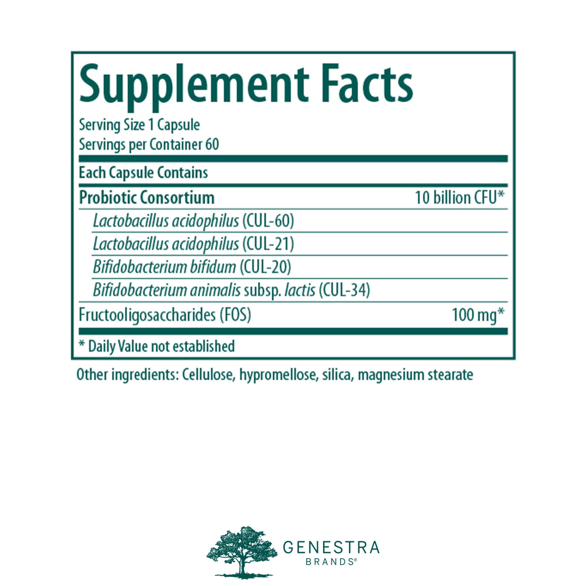 Buy Genestra Brands - HMF Forte Probiotic Supplement - Four Strains of ...